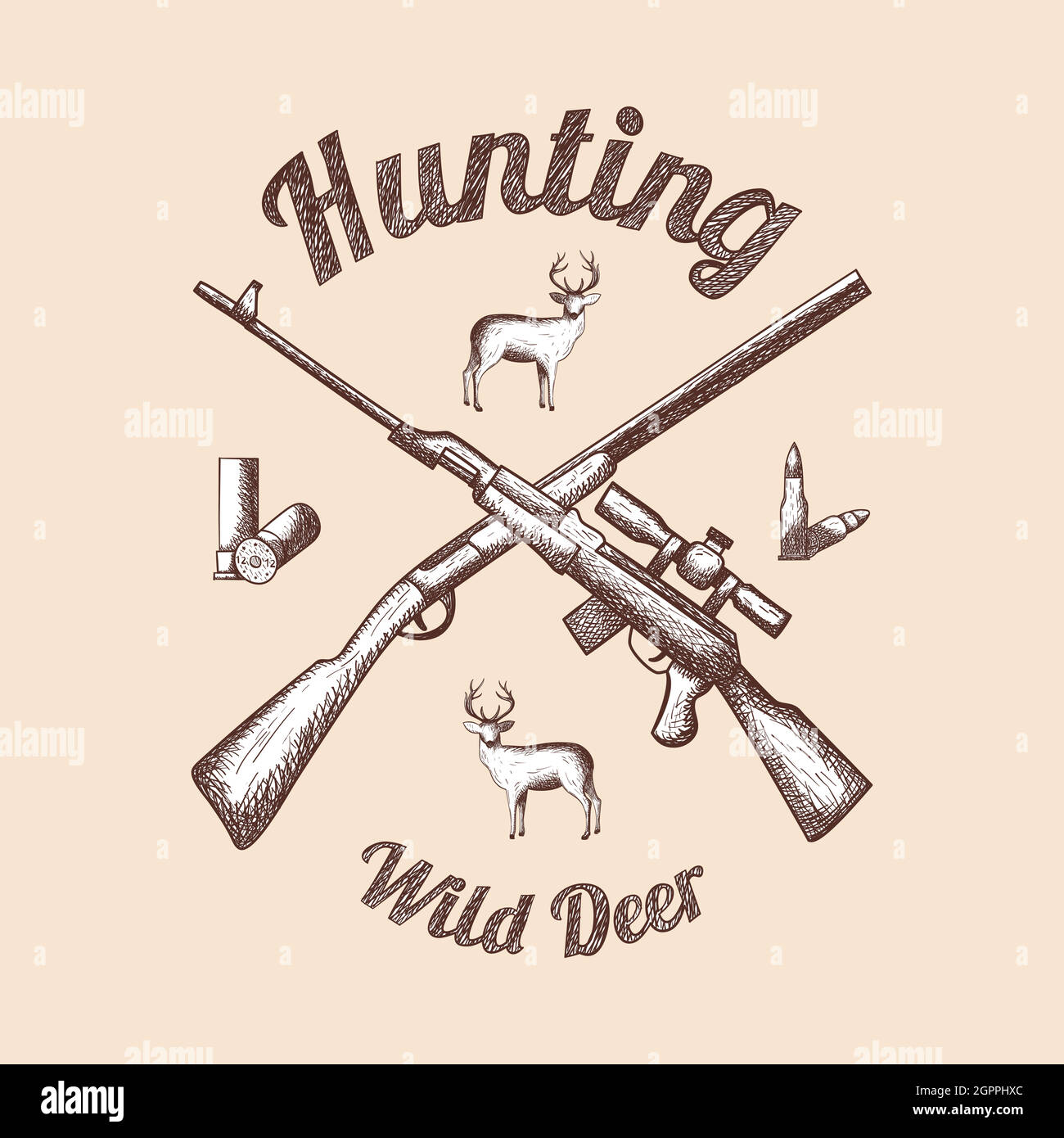 Antler hunting Stock Vector Images - Alamy