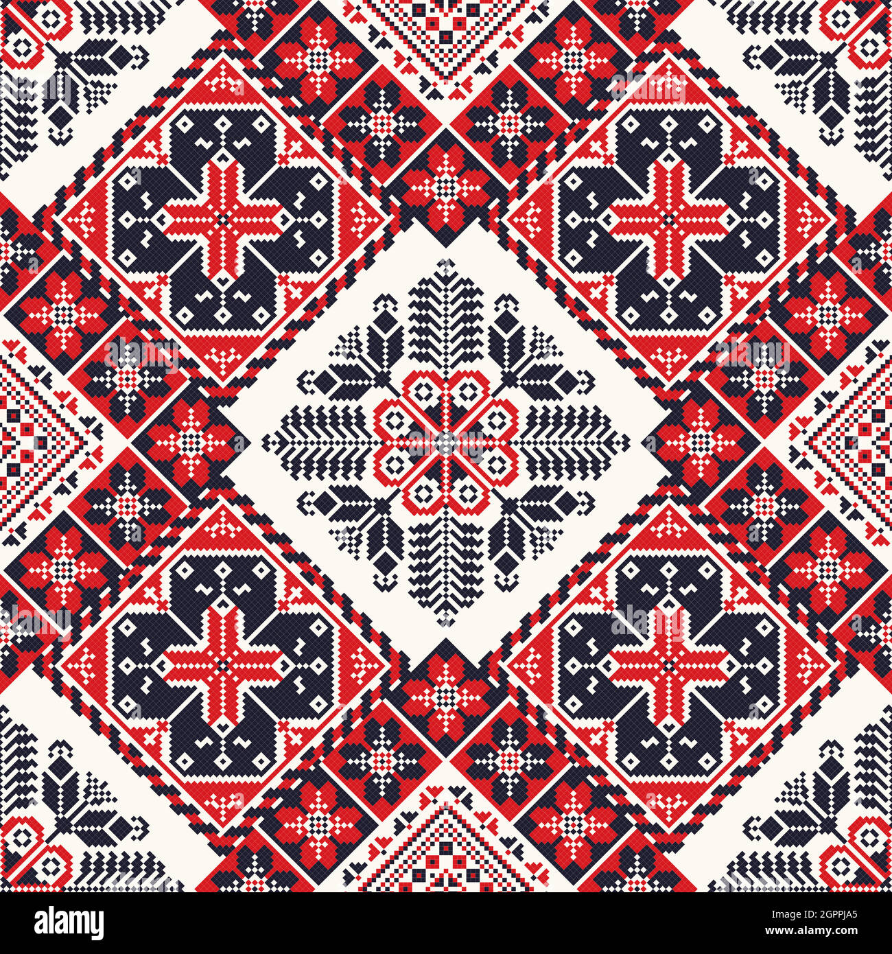 Romanian traditional pattern 33 Stock Vector Image & Art - Alamy