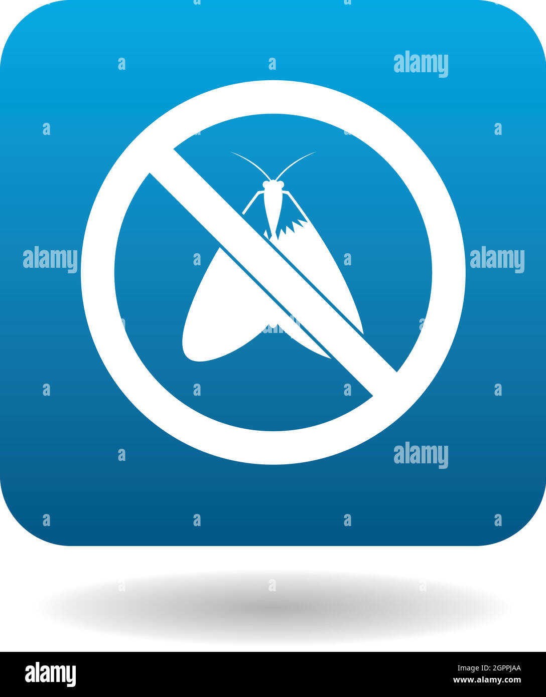 No moth sign icon, simple style Stock Vector Image & Art - Alamy