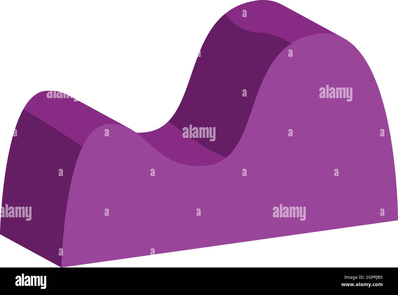 Purple graph curve icon, cartoon style Stock Vector Image & Art - Alamy