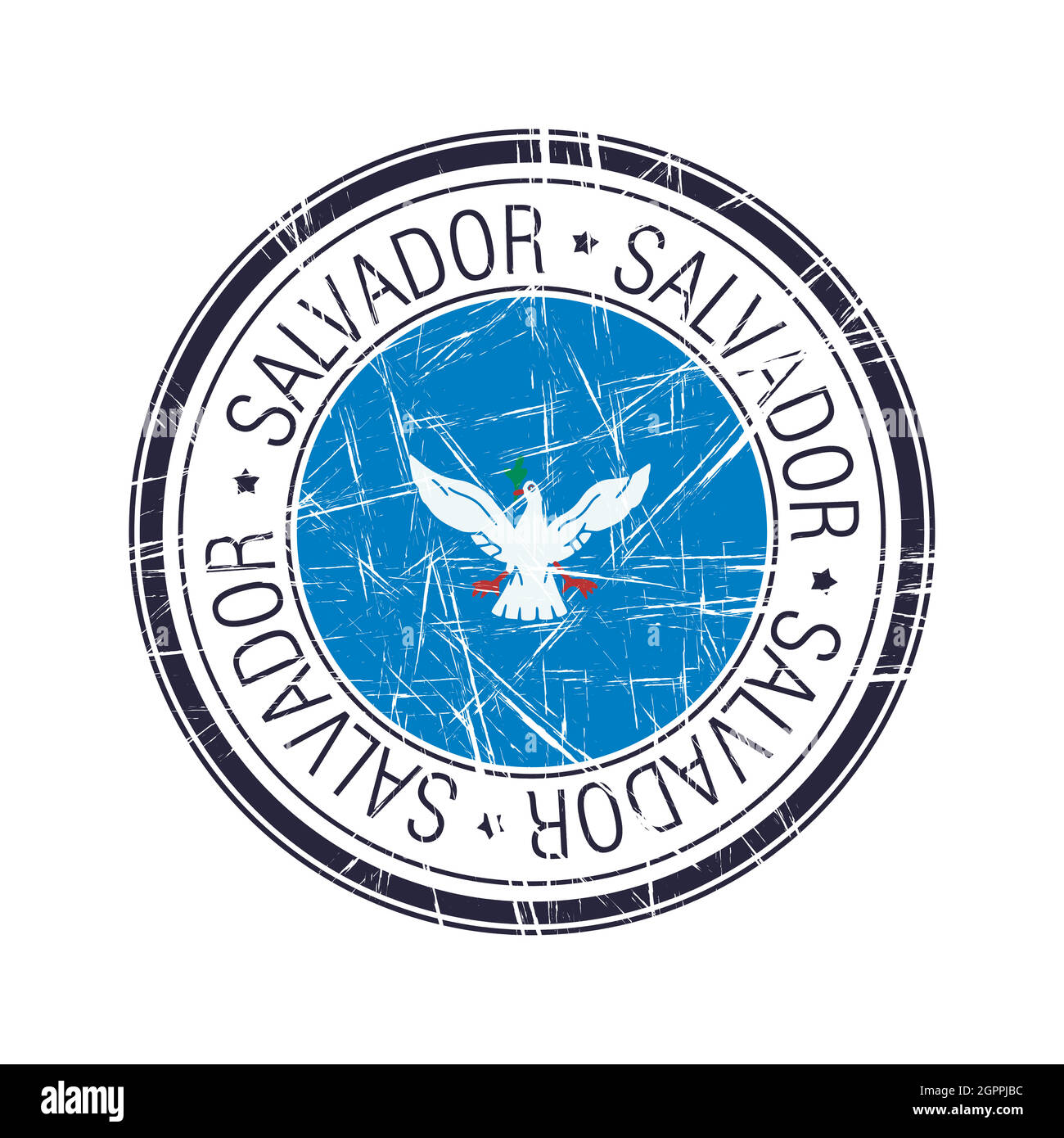 Salvador city flag country Cut Out Stock Images & Pictures - Alamy