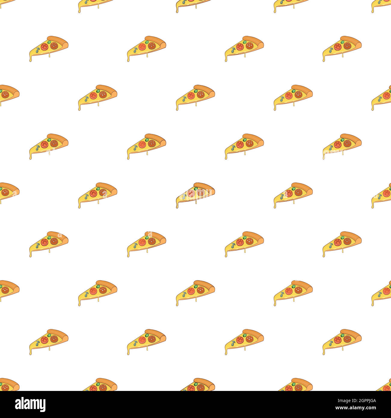 Pizza seamless pattern vector hi-res stock photography and images - Alamy