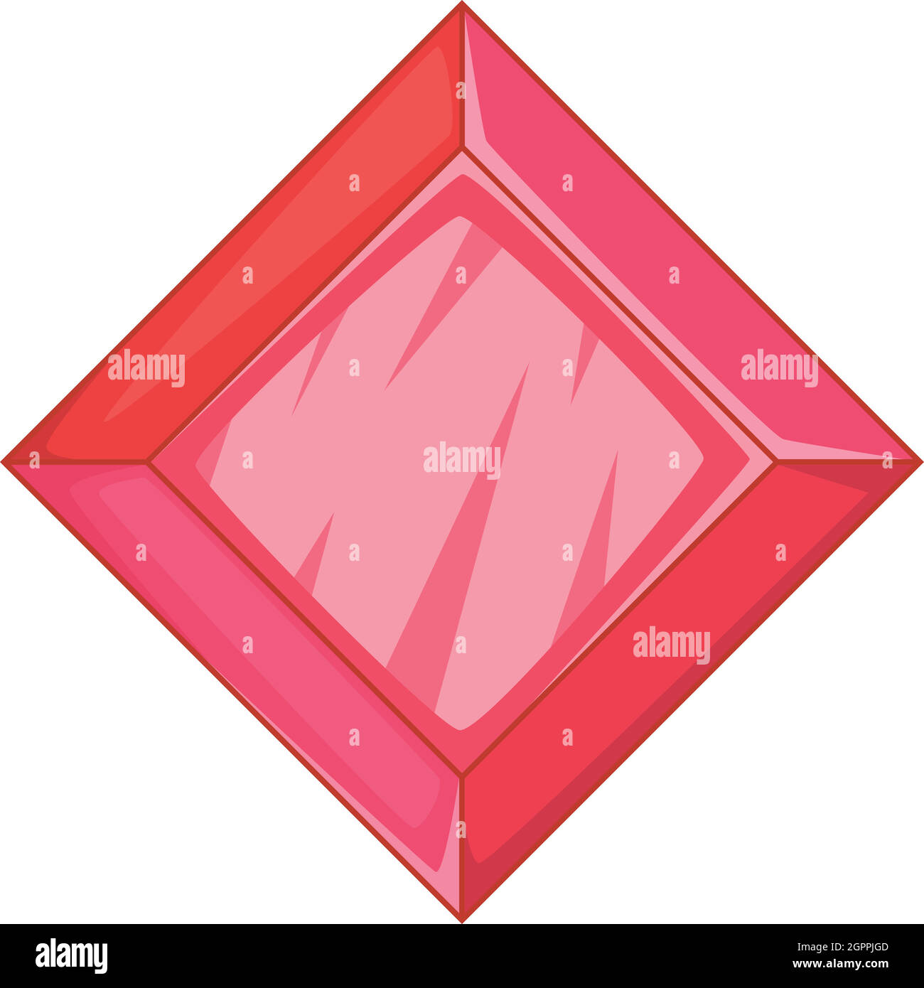 Ruby icon, cartoon style Stock Vector Image & Art - Alamy