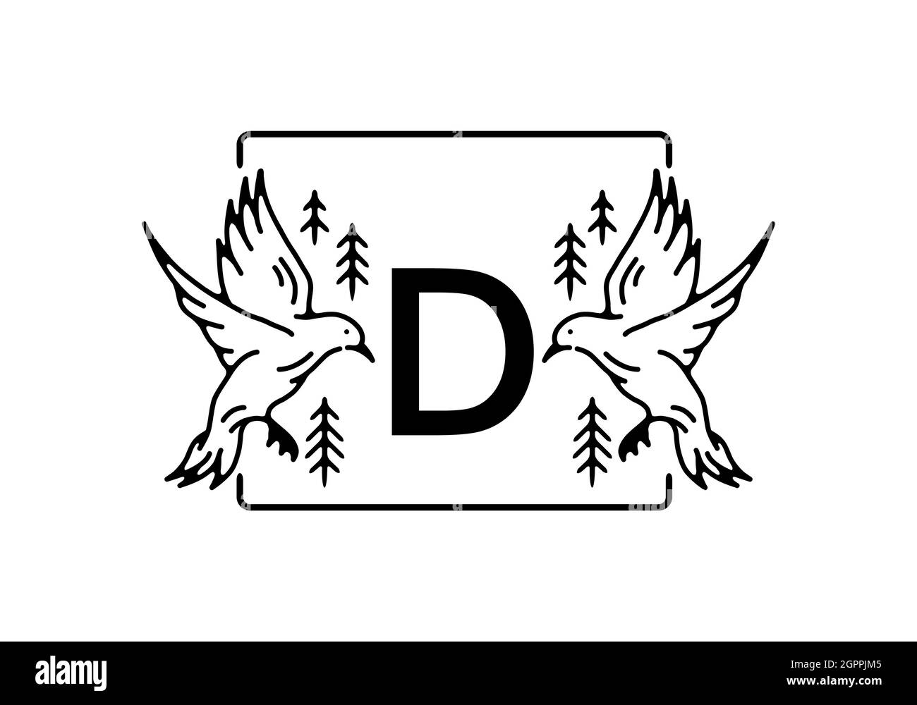 D a bird Black and White Stock Photos & Images - Alamy