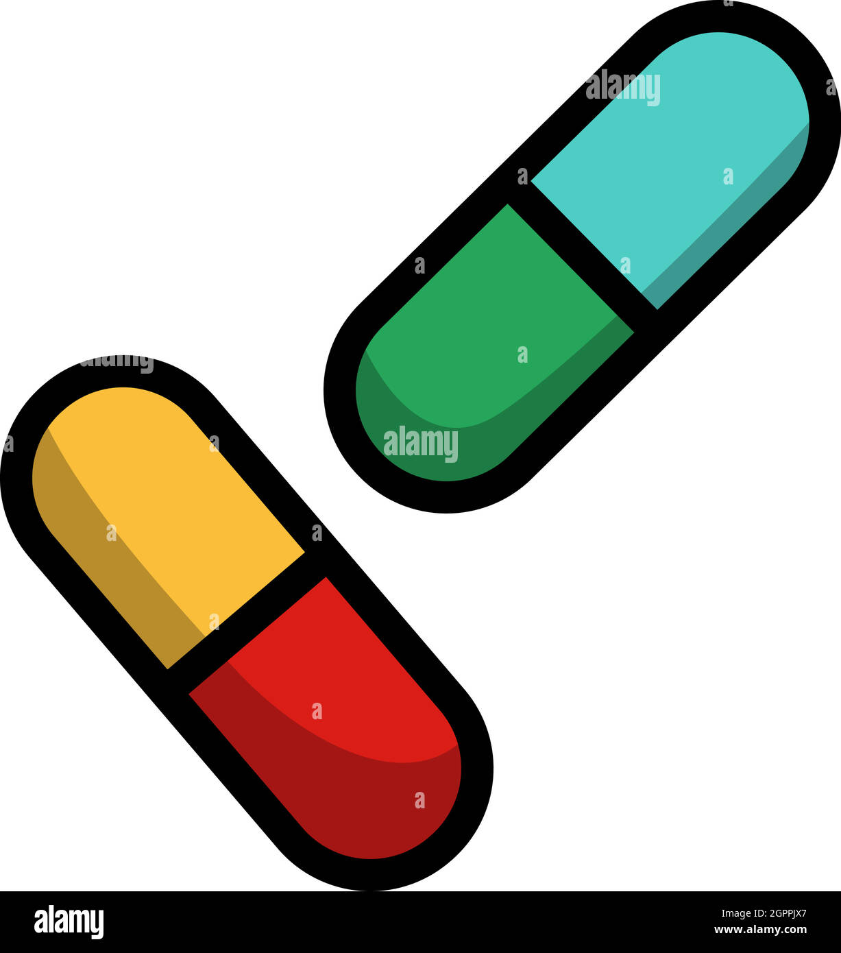 Pills icon hi-res stock photography and images - Alamy