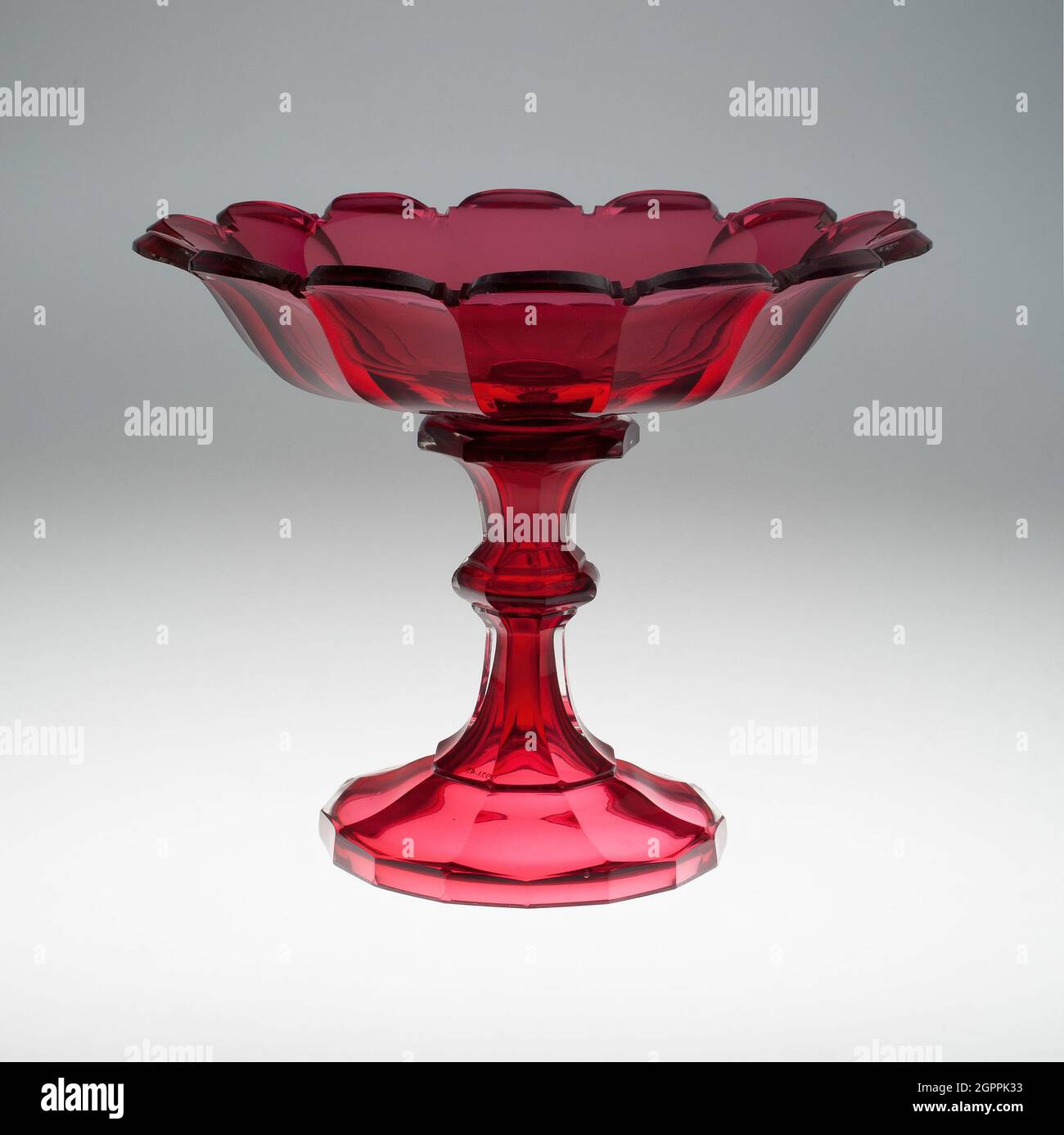 Compote, Bohemia, c. 1850 Stock Photo - Alamy
