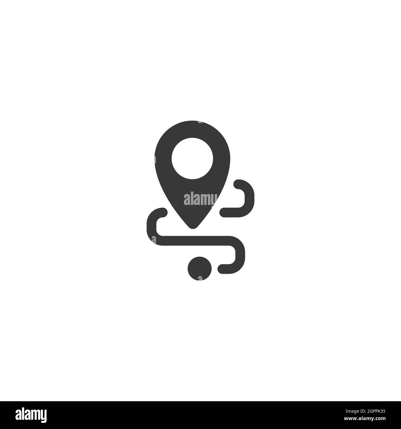 Location. Map and navigation. Isolated icon. Commerce glyph vector ...