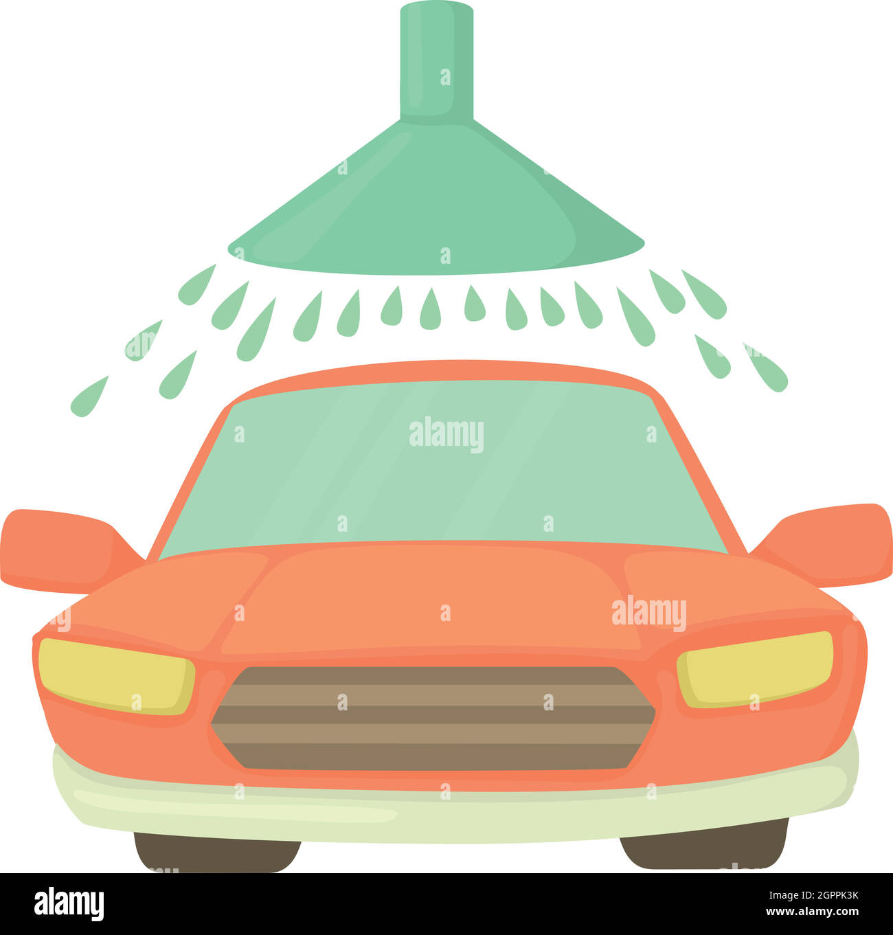 Car wash cartoon hi-res stock photography and images - Alamy