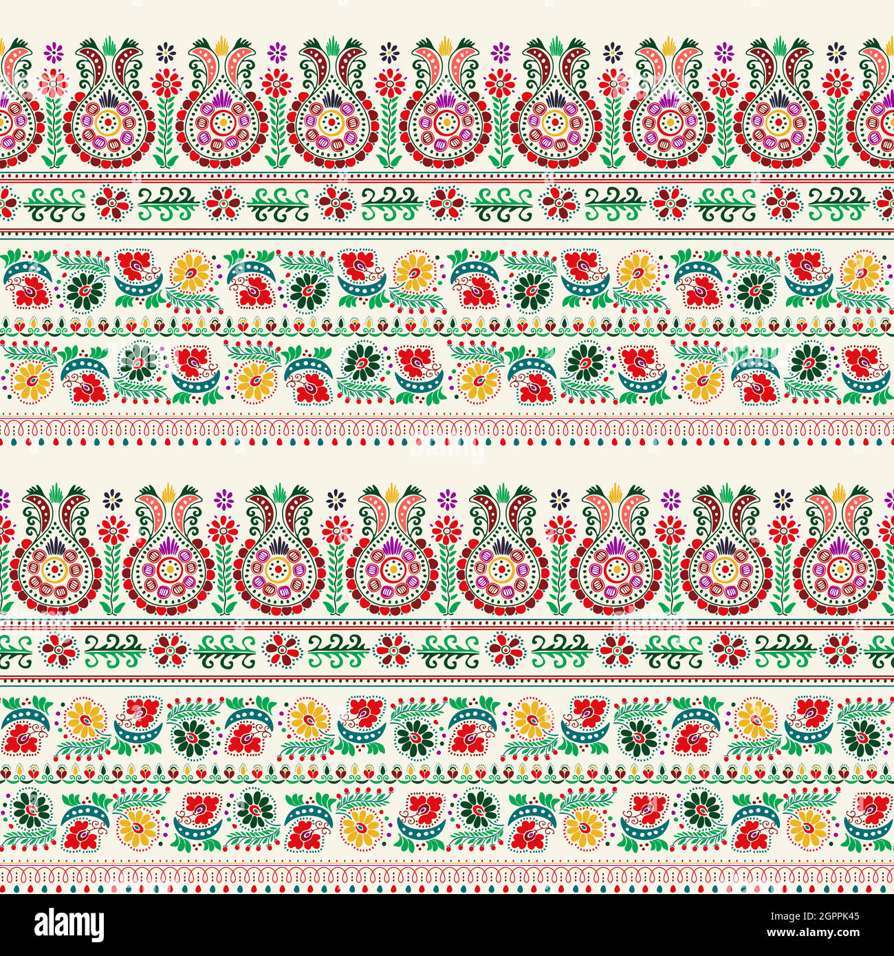 Hungarian embroidery pattern 11 Stock Vector Image & Art - Alamy