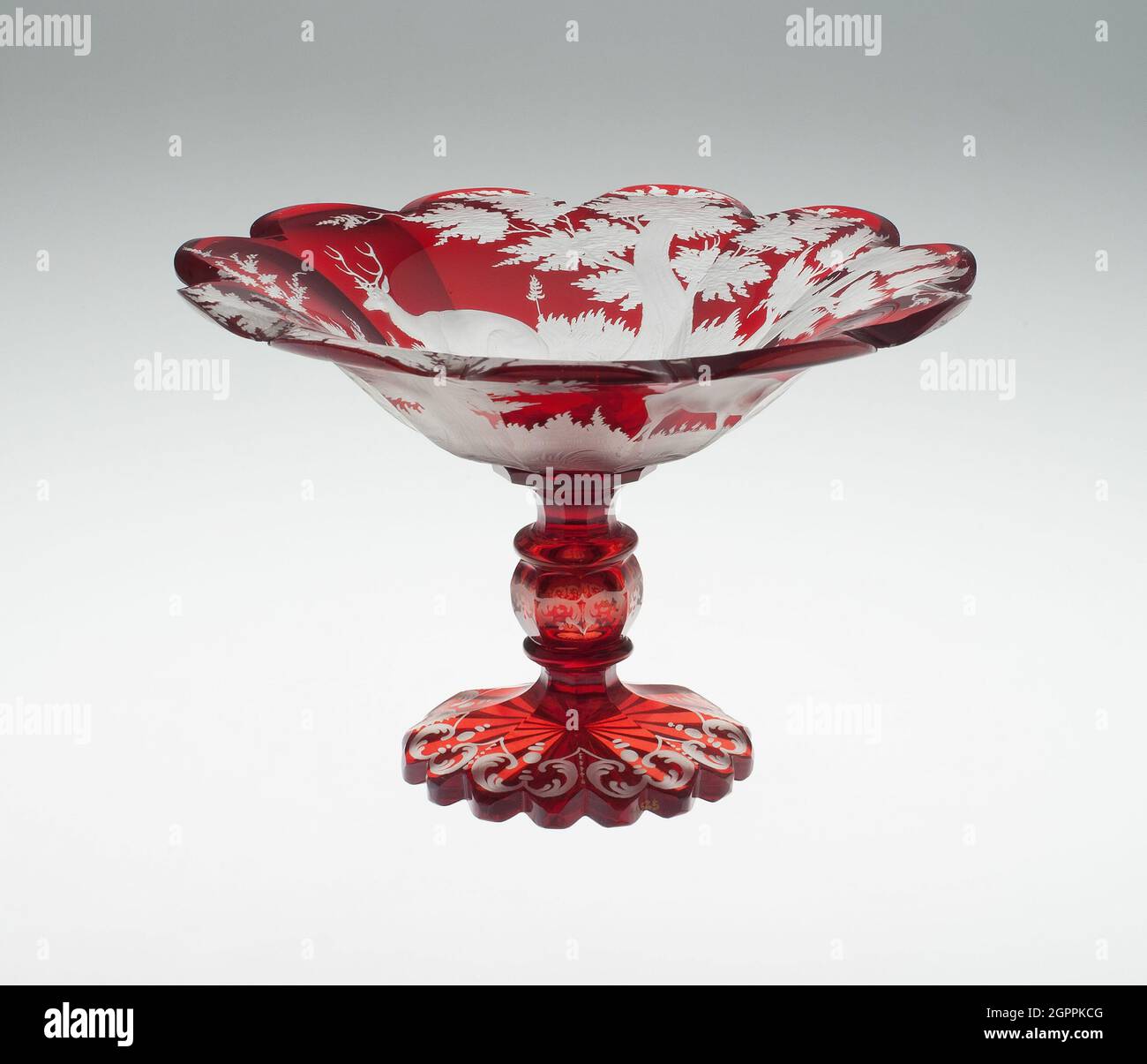Compote, Bohemia, c. 1850 Stock Photo - Alamy