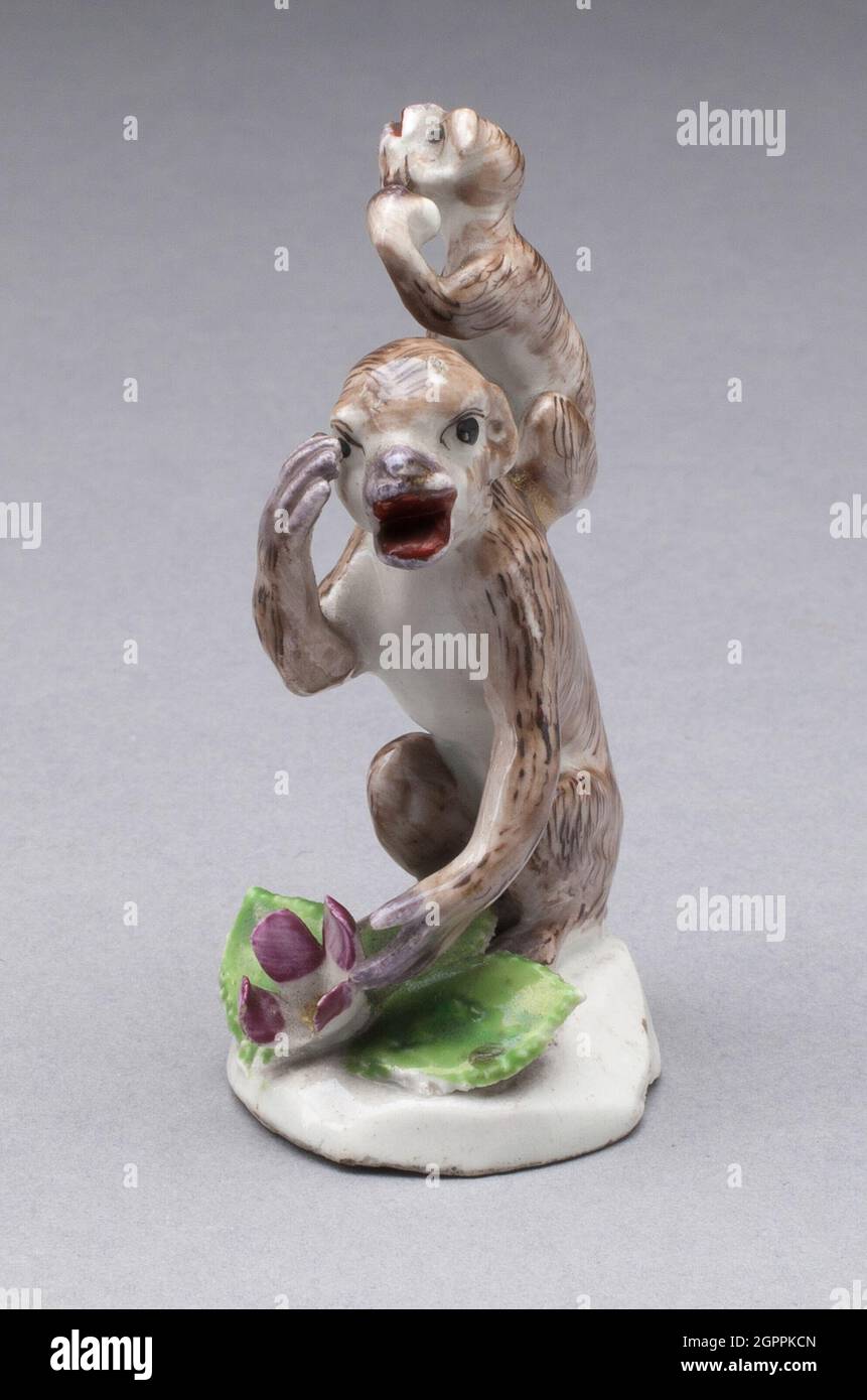 Two Monkeys, Bow, c. 1755 Stock Photo - Alamy