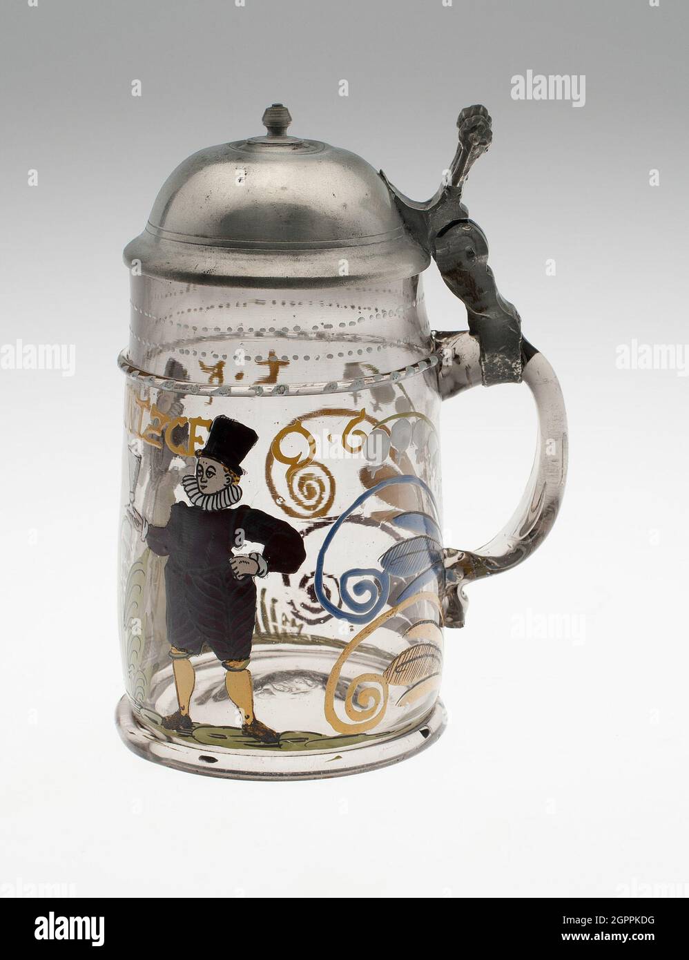 Tankard with Cover, Bohemia, 1596 Stock Photo - Alamy