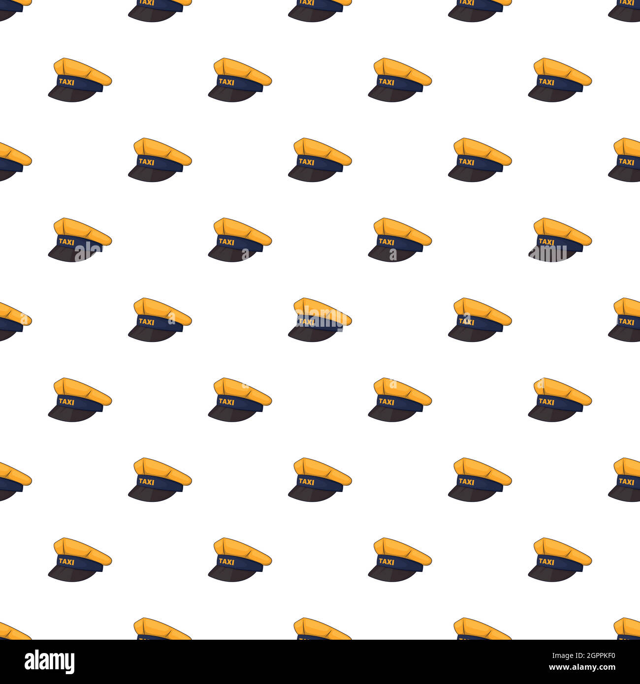 Cap taxi driver pattern, cartoon style Stock Vector Image & Art - Alamy