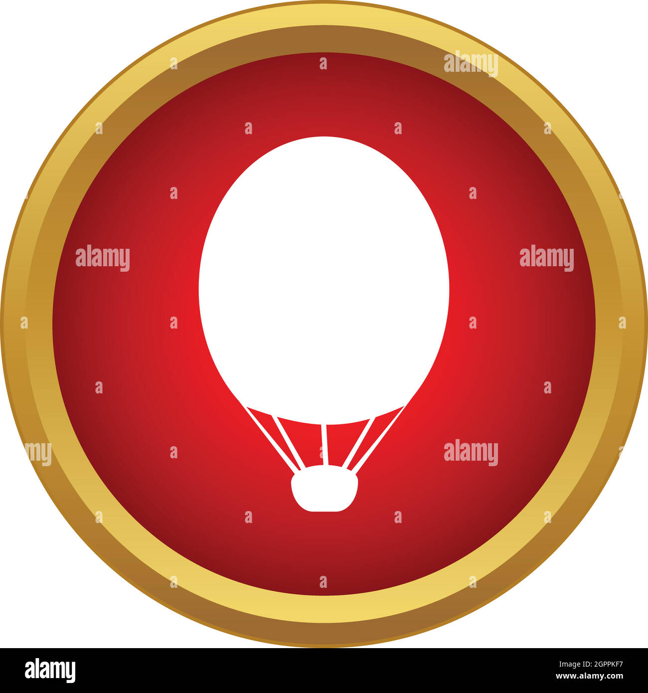 Air balloon icon in simple style Stock Vector Image & Art - Alamy