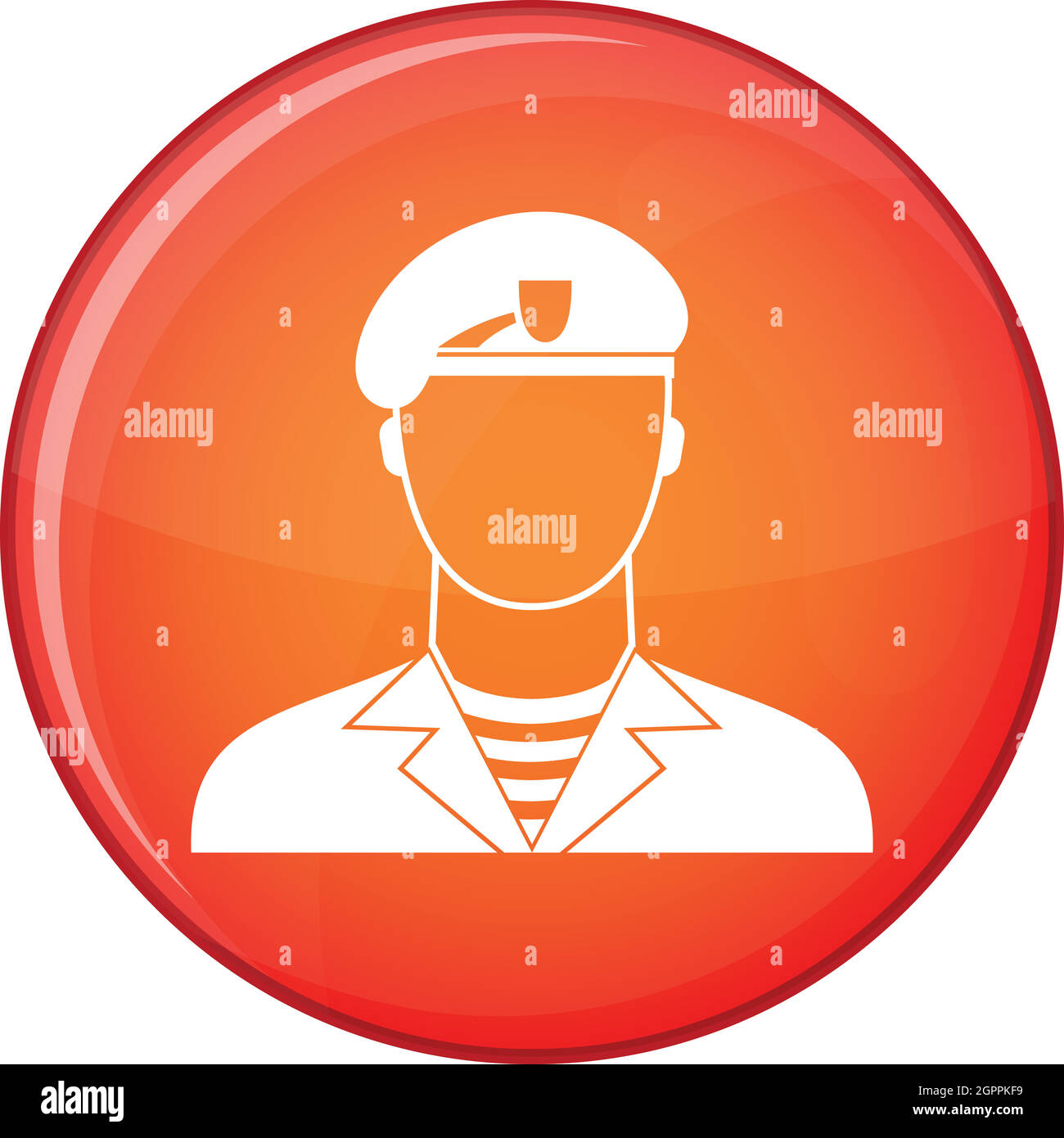 Modern army soldier icon, flat style Stock Vector Image & Art - Alamy