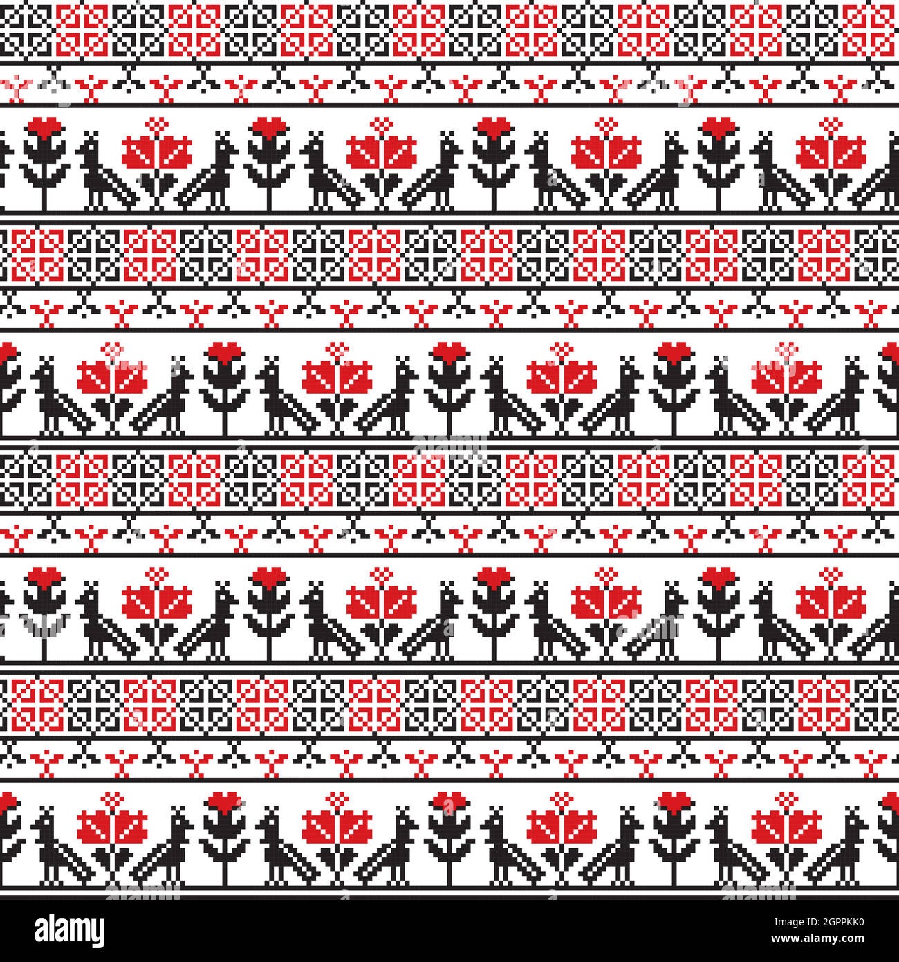 Romanian traditional pattern Stock Vector Image & Art - Alamy