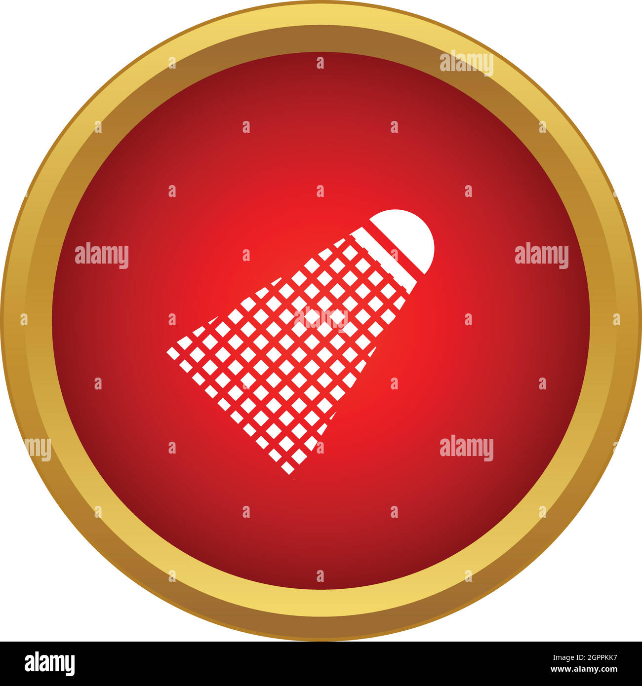Badminton shuttlecock icon, simple style Stock Vector Image & Art - Alamy