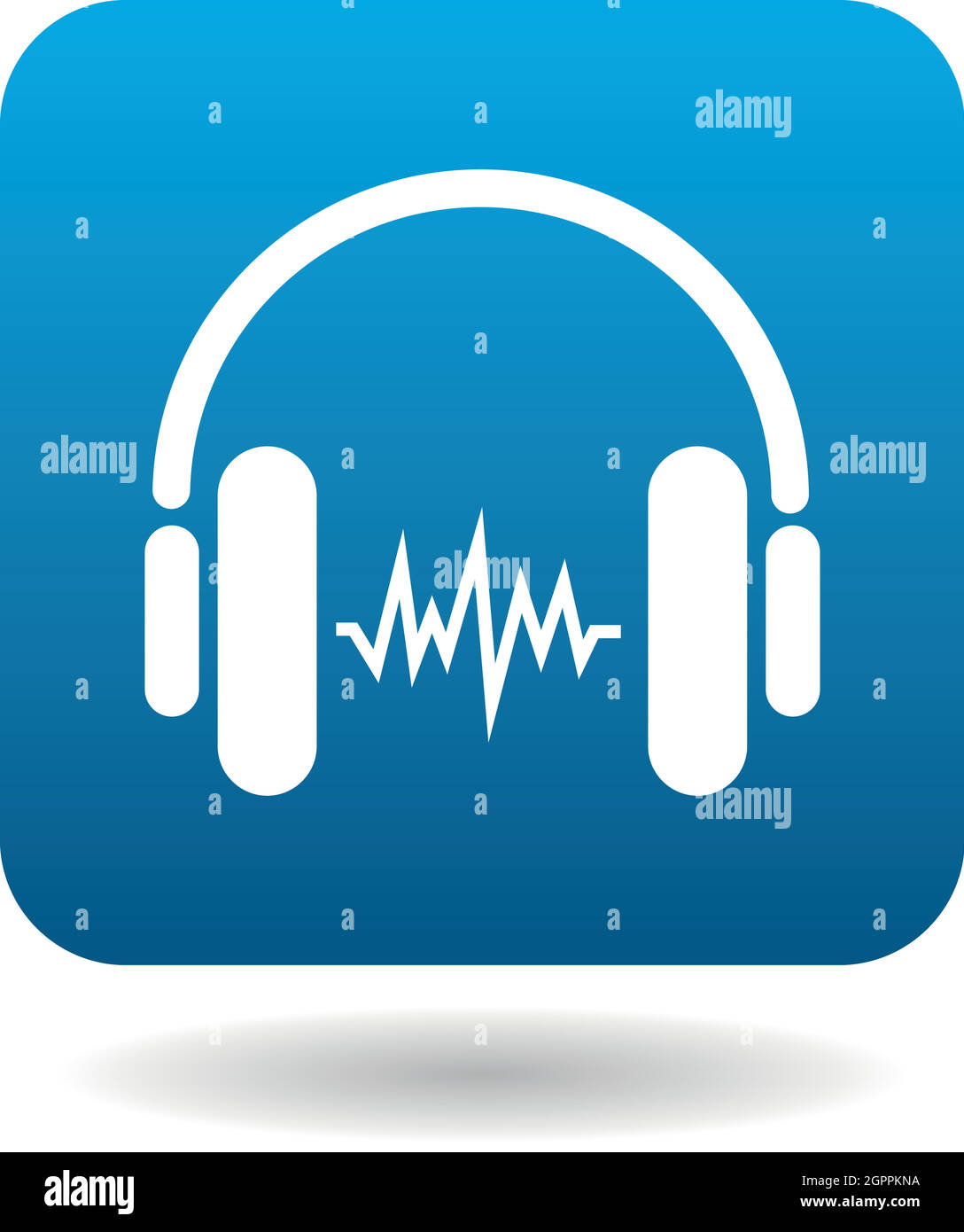 Headphones sound icon hi-res stock photography and images - Alamy