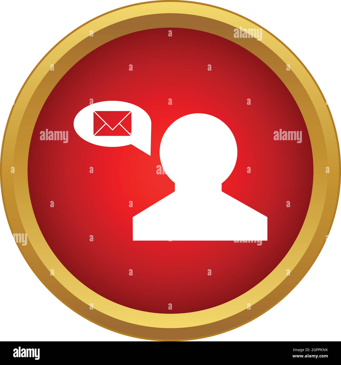 Gold envelope Stock Vector Images - Alamy