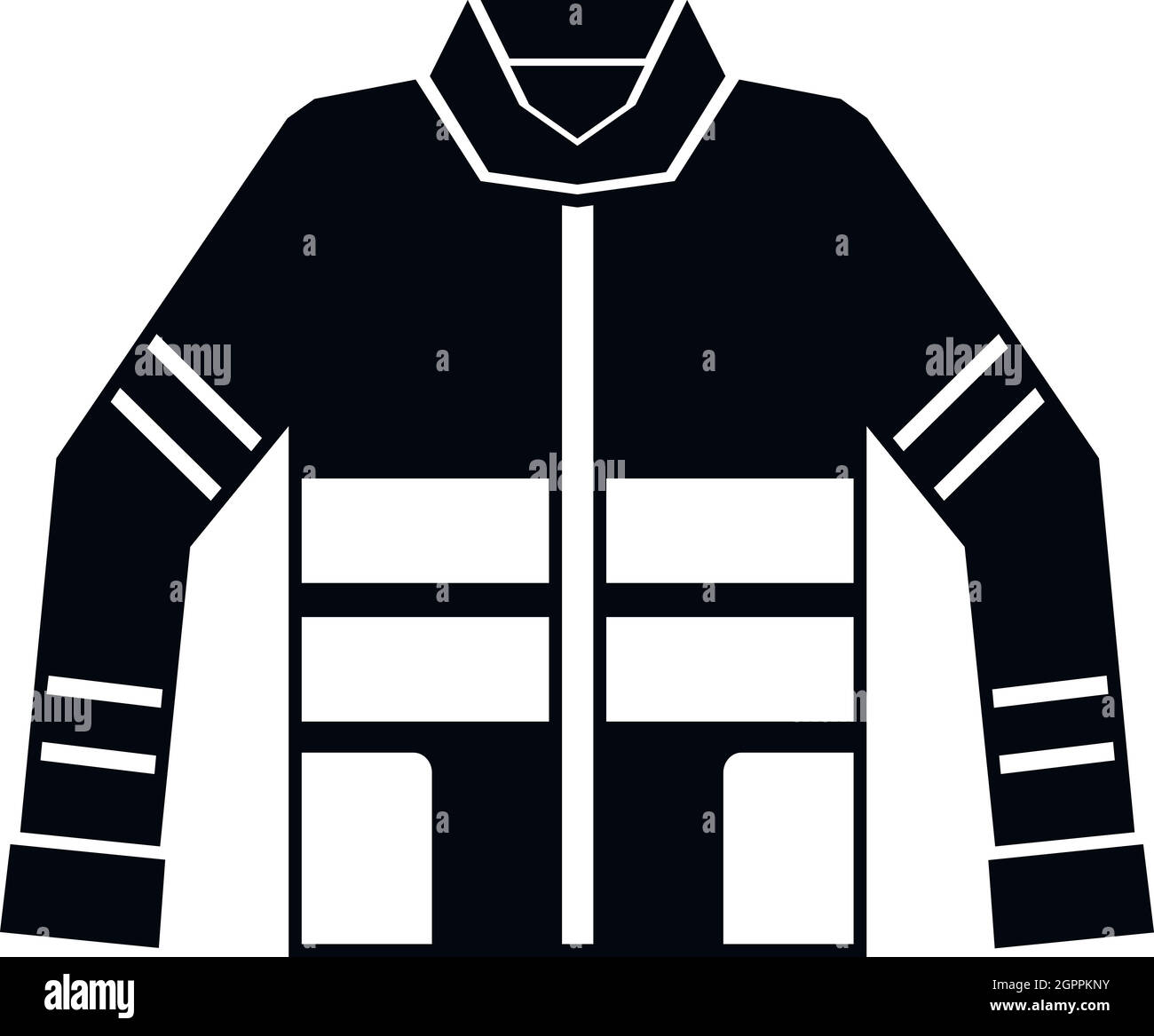 Firefighter jacket icon, simple style Stock Vector Image & Art - Alamy