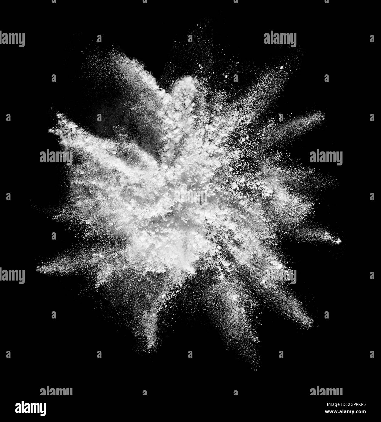 smoke powder explosion air background shape black Stock Photo - Alamy