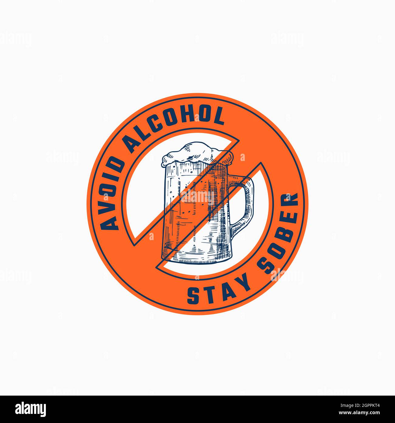 Stay sober Stock Vector Images - Alamy