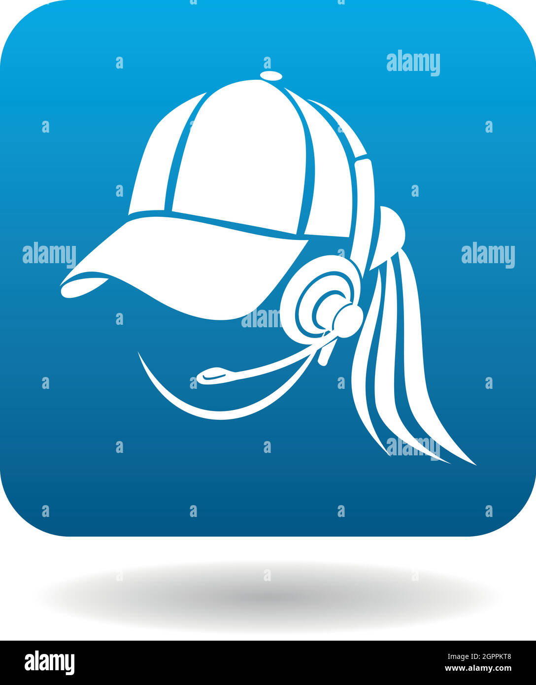 Female person in blue Stock Vector Images - Alamy