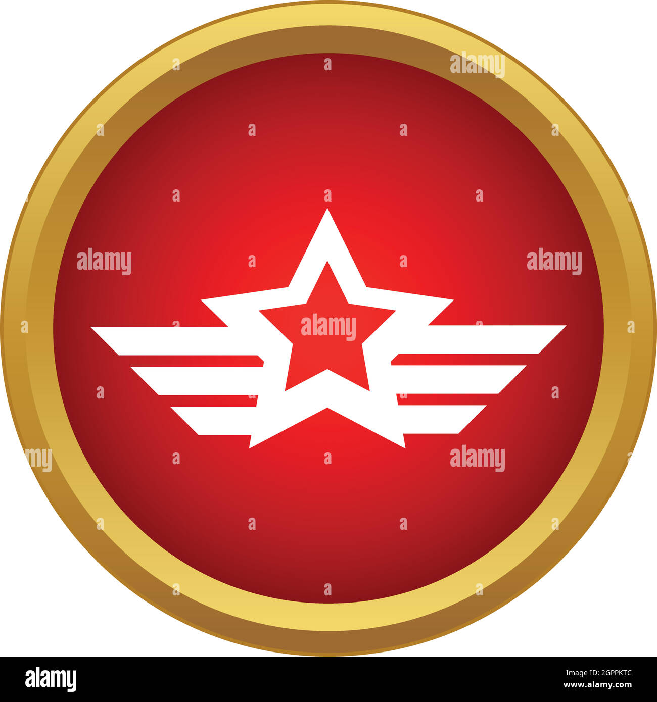 Army emblem icon in simple style Stock Vector Image & Art - Alamy