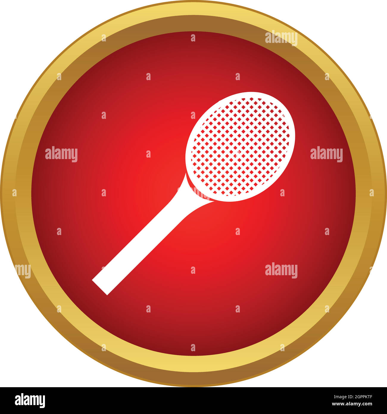 Professional racket tennis icon, simple style Stock Vector Image & Art ...