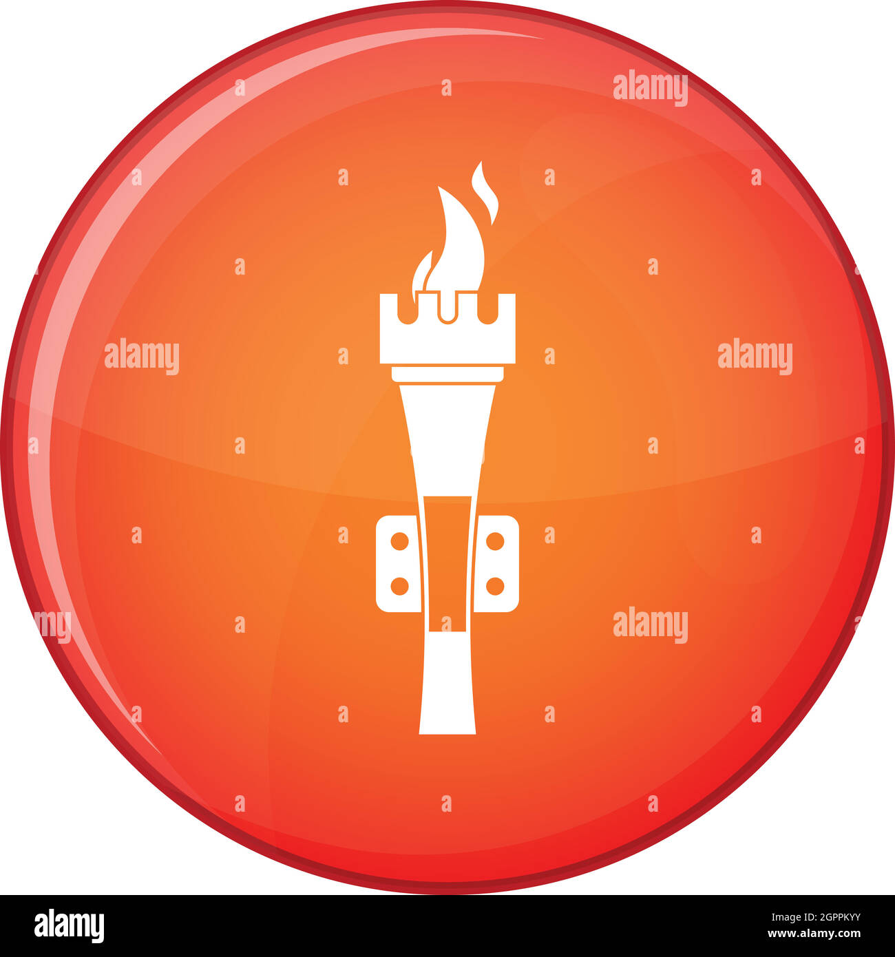 Fire torch illustration hi-res stock photography and images - Alamy