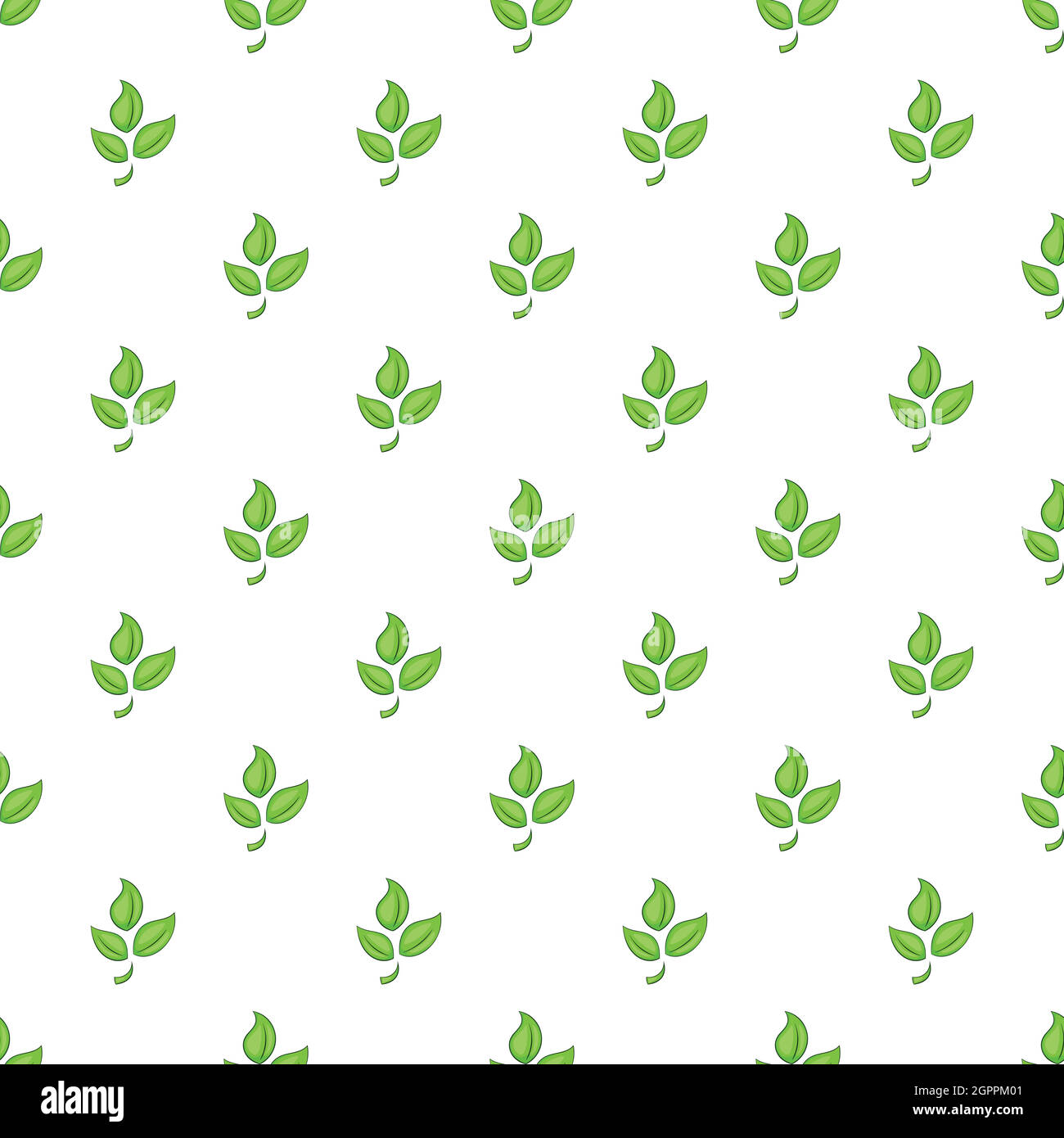Plant pattern, cartoon style Stock Vector Image & Art - Alamy