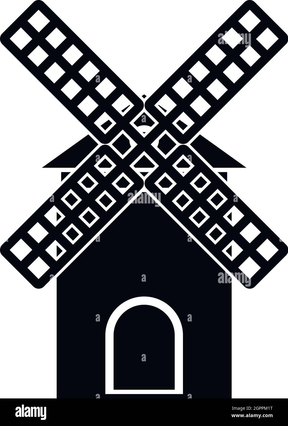 Mill icon, simple style Stock Vector Image & Art - Alamy