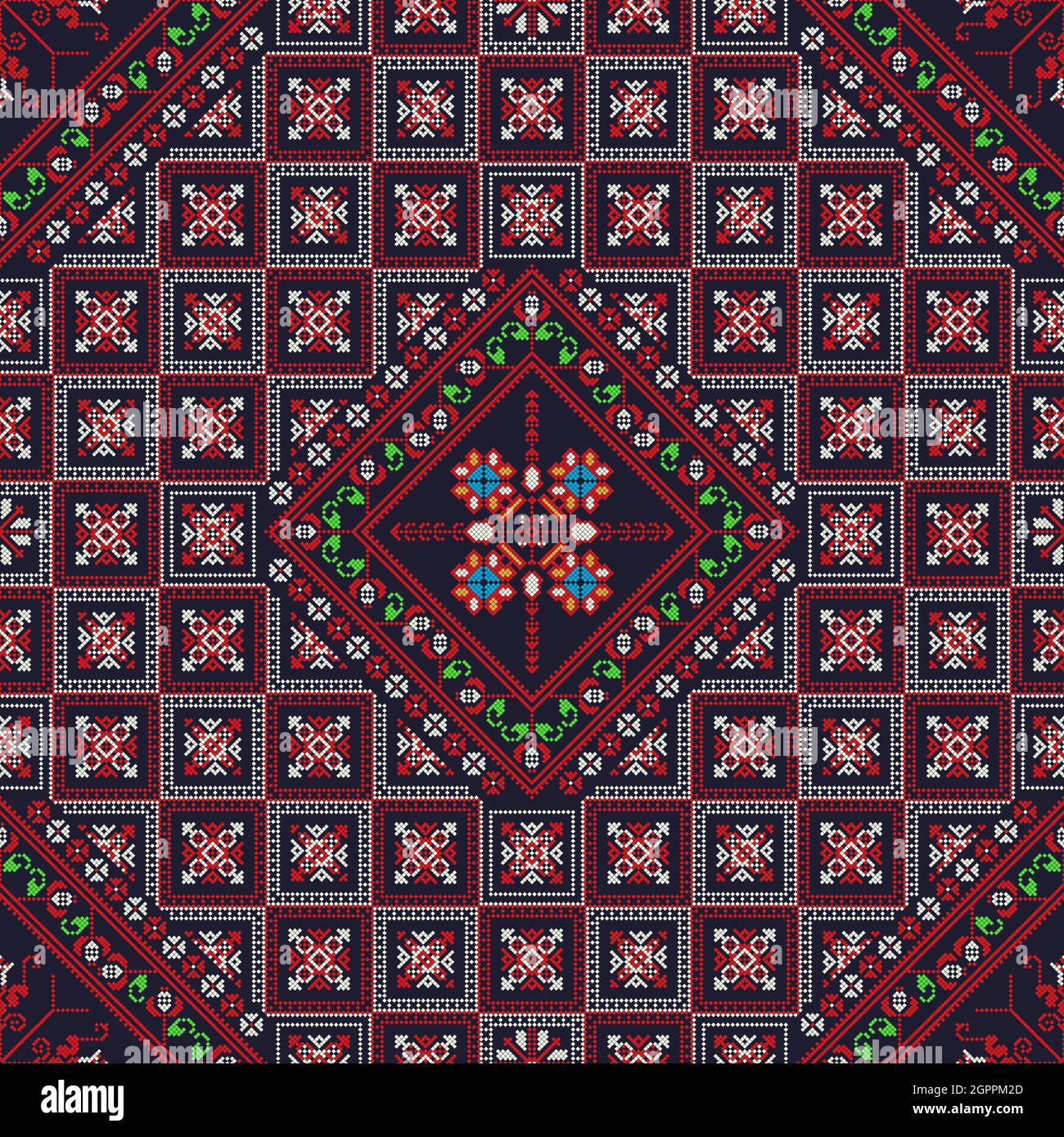 Romanian traditional pattern 10 Stock Vector Image & Art - Alamy