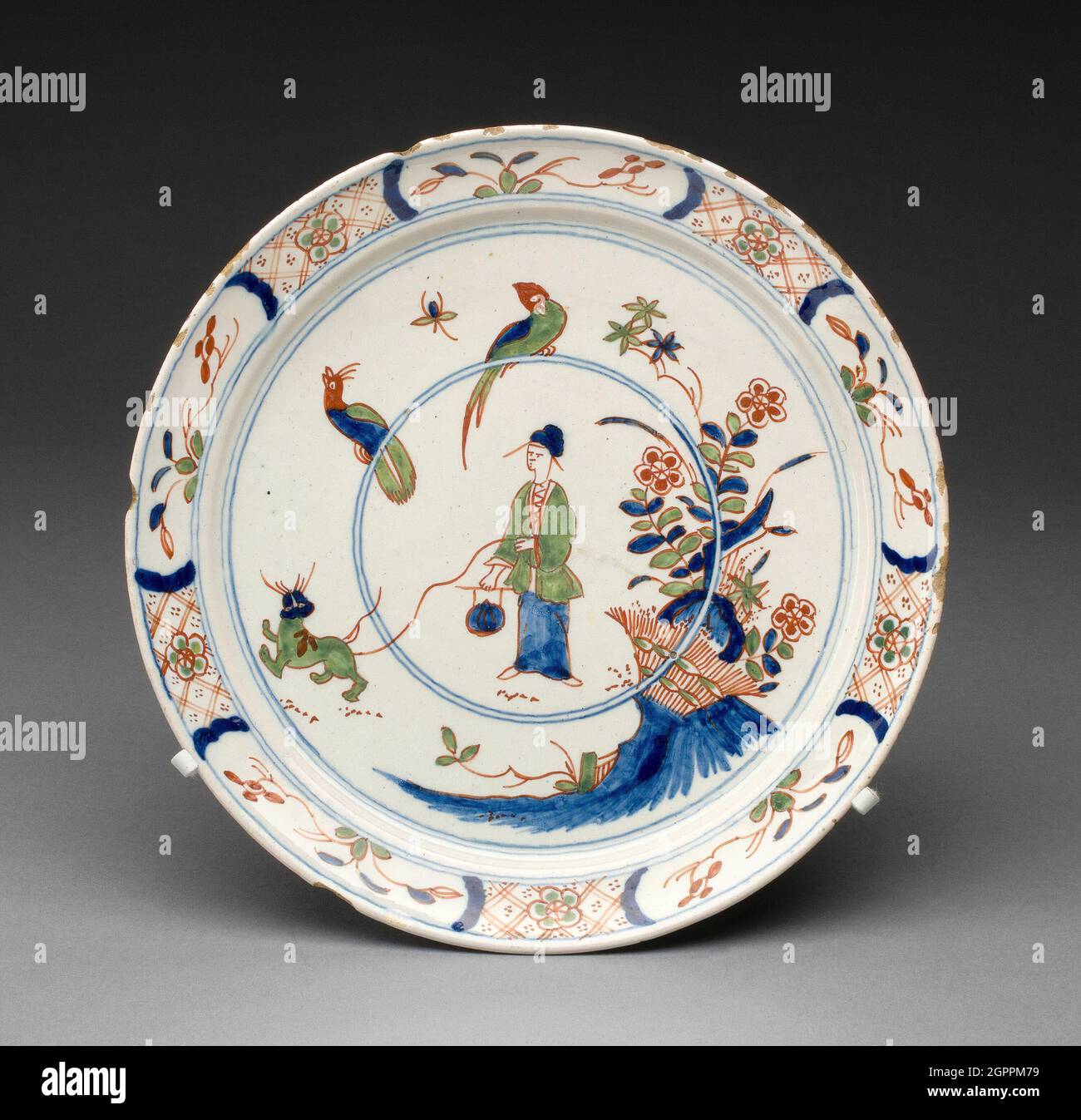Plate, Delft, c. 1700 Stock Photo - Alamy
