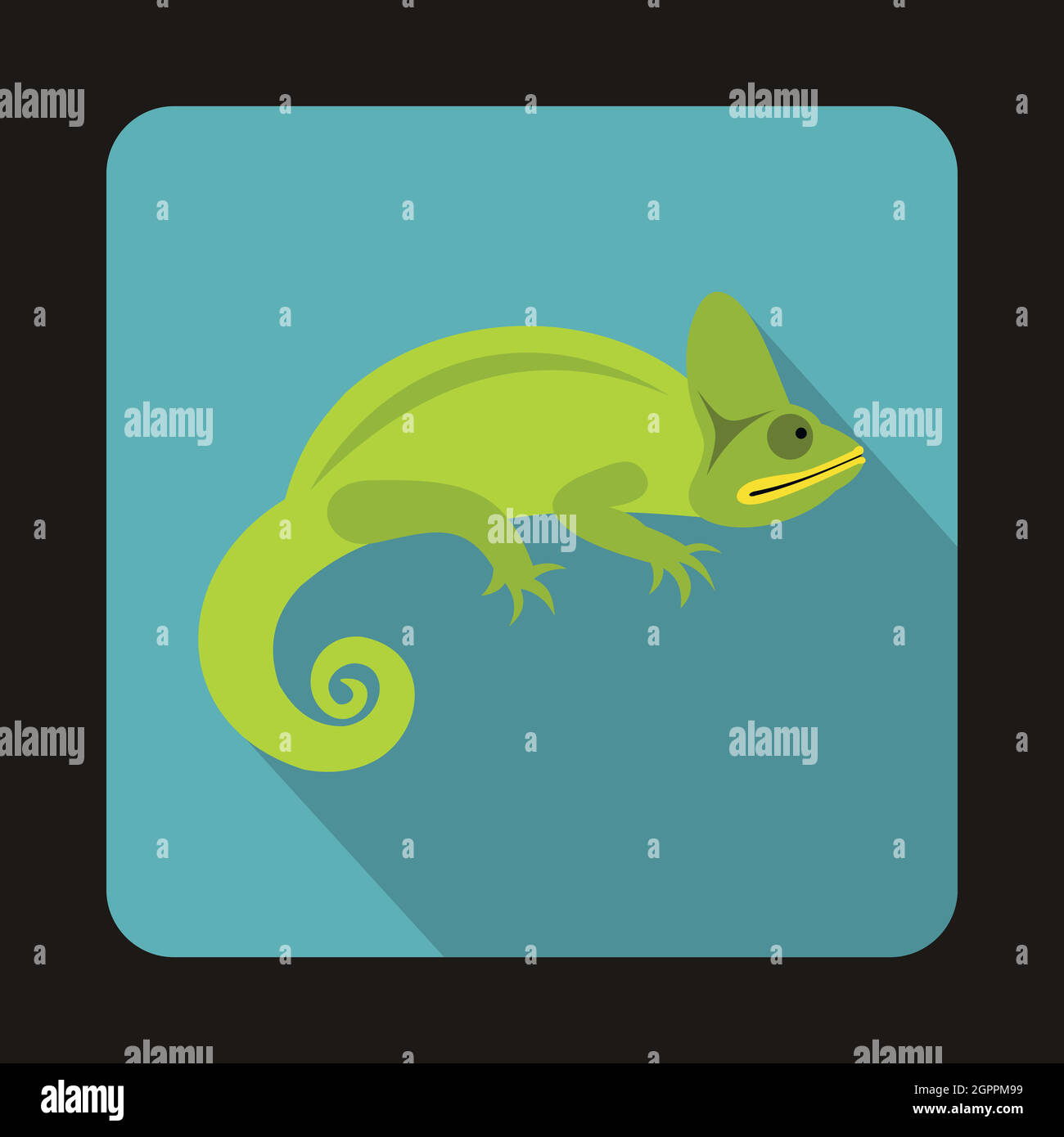 Chameleon body Stock Vector Images - Alamy