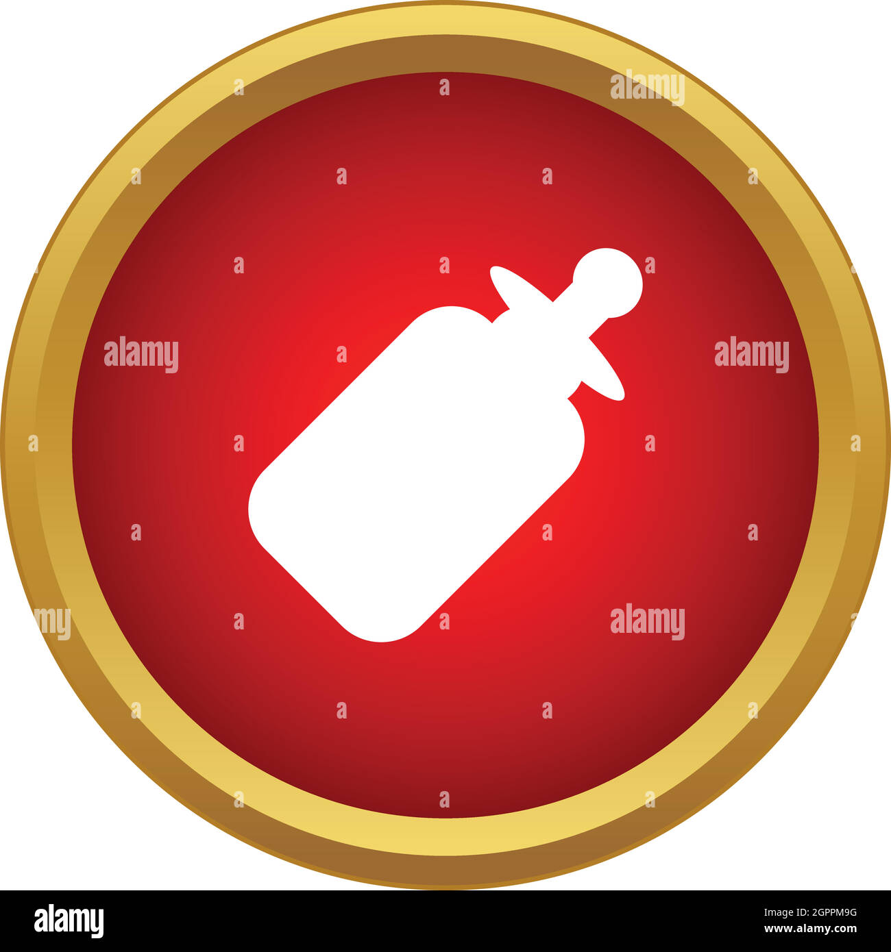 Baby bottle icon, simple style Stock Vector Image & Art - Alamy