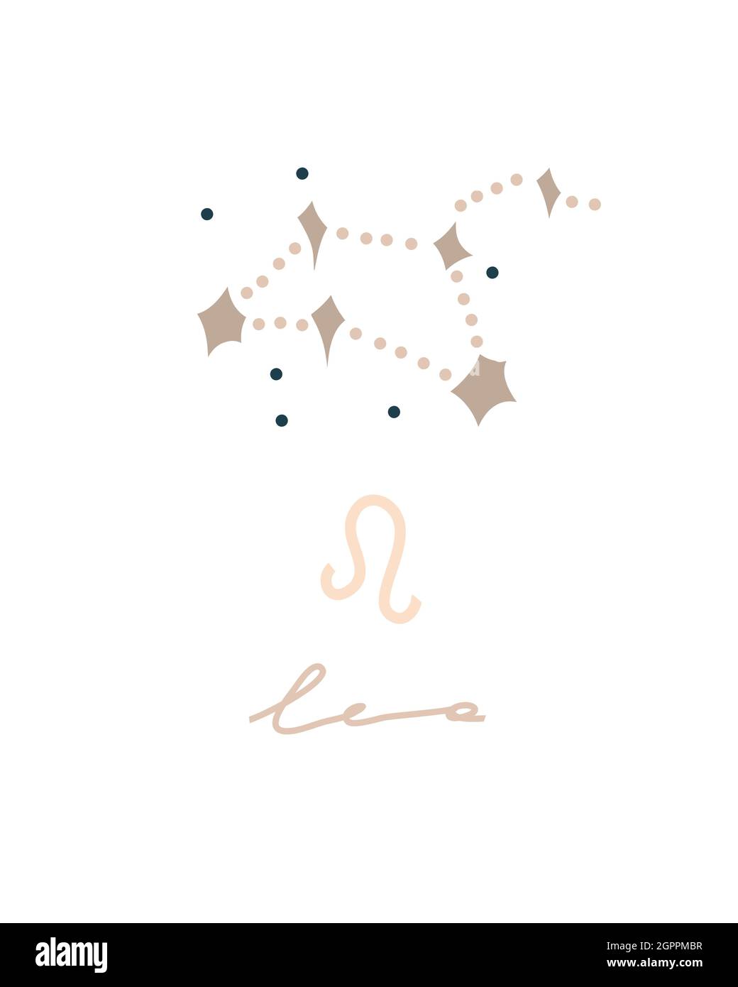 Hand drawn vector abstract stock graphic simple astrology celestial ...