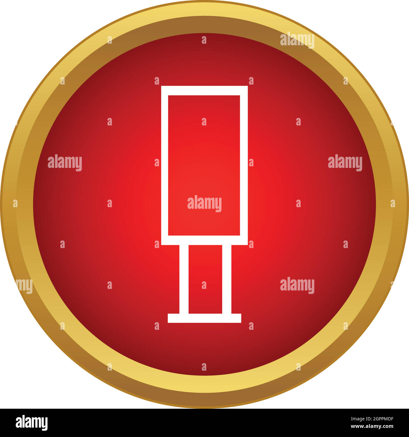 Advertising signboard icon, simple style Stock Vector Image & Art - Alamy