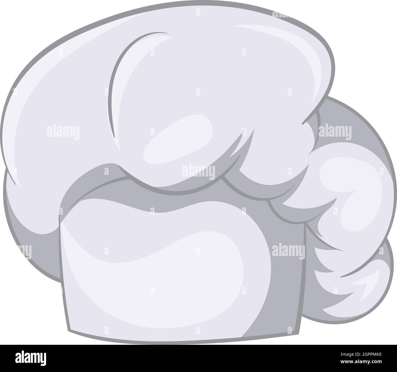 White chef hat icon, cartoon style Stock Vector Image & Art - Alamy