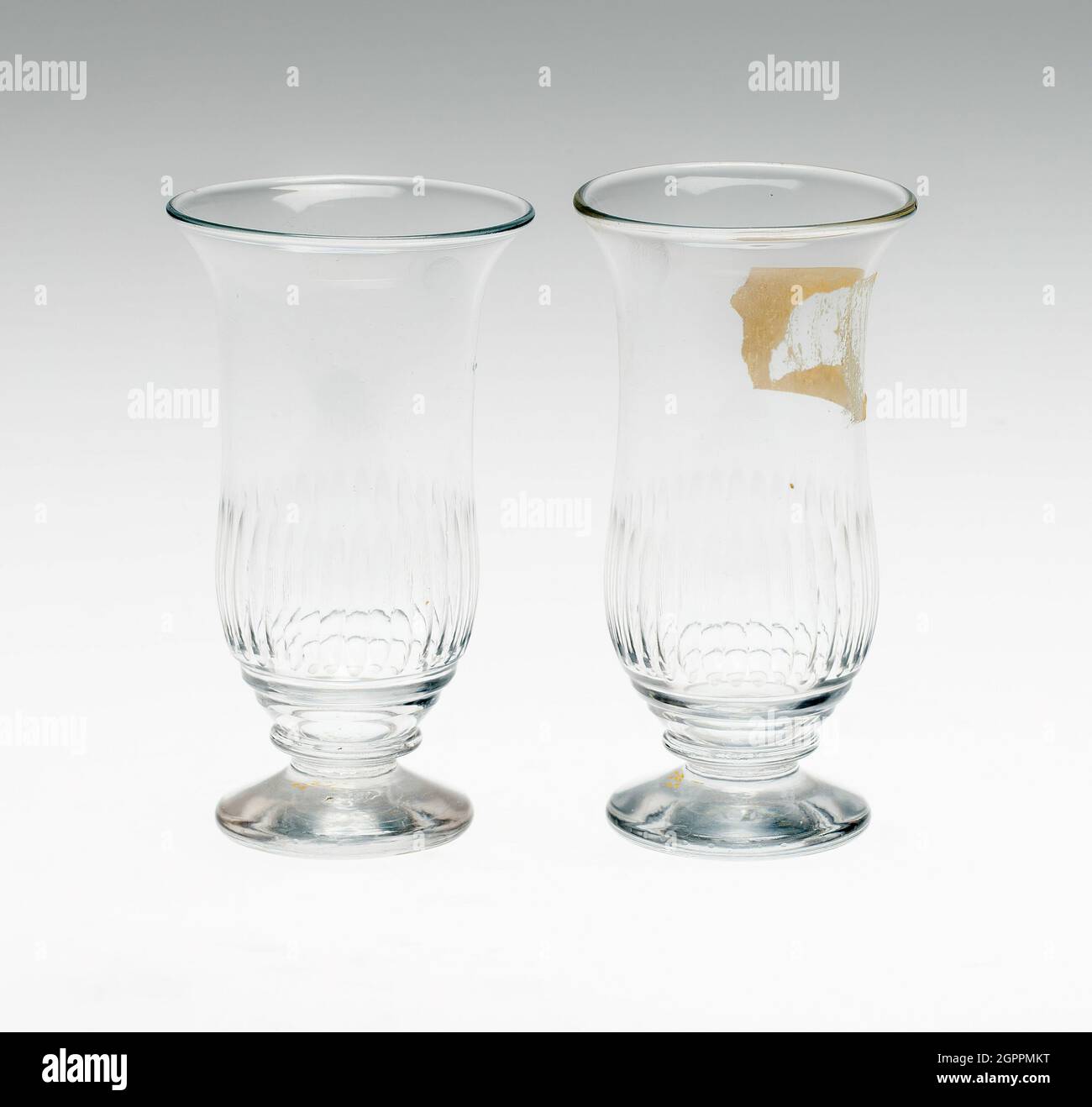 Two Flip Glasses, England, Late 18th century Stock Photo - Alamy