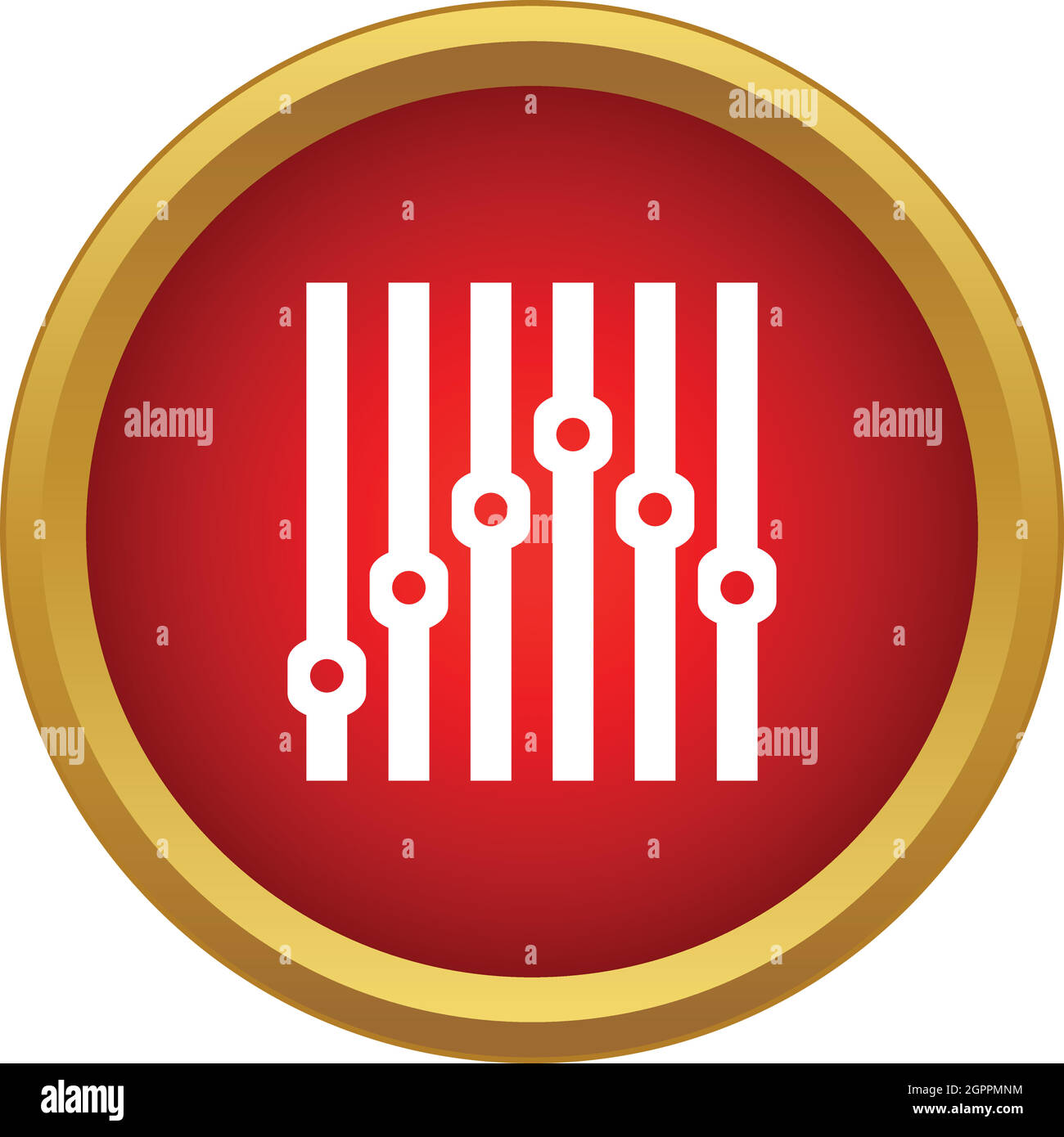 Equalizer icon, simple style Stock Vector Image & Art - Alamy
