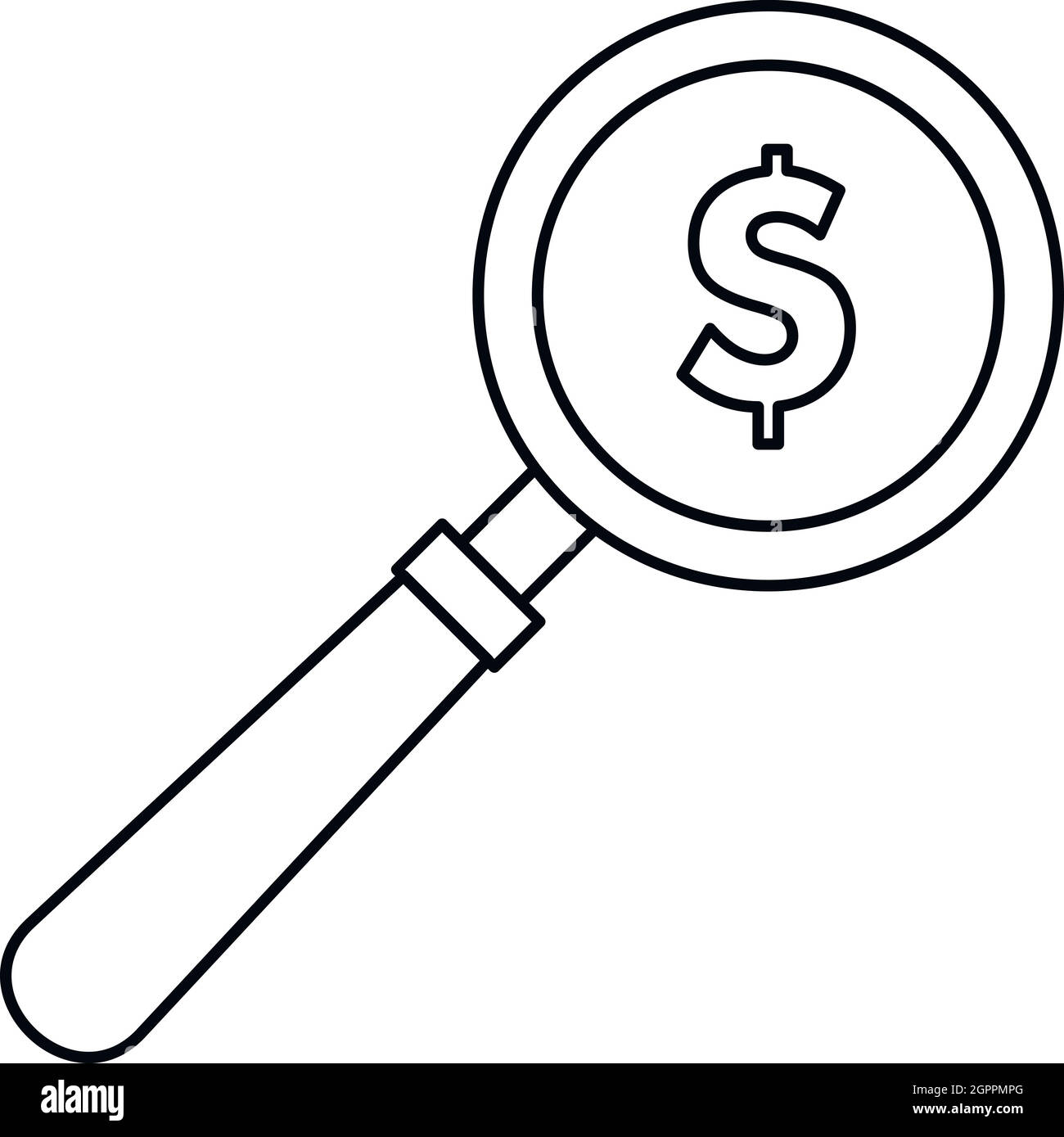 Biometric icon black line Cut Out Stock Images & Pictures - Alamy