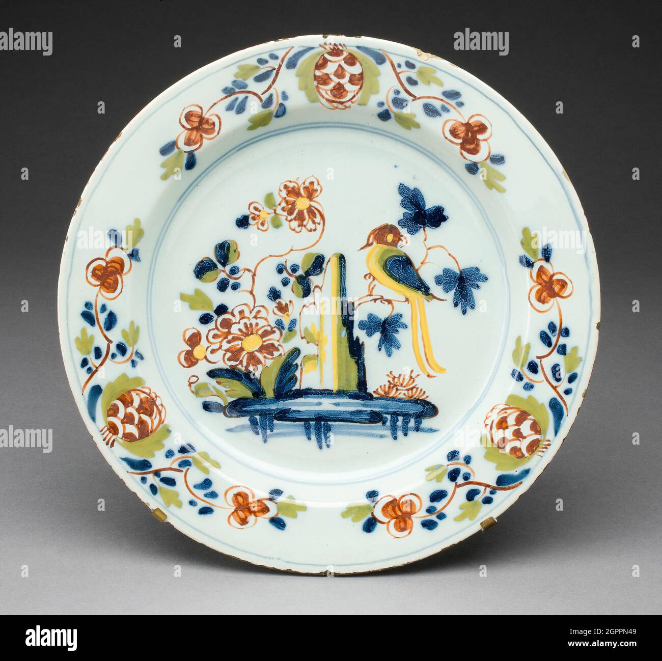 English delft plate hi-res stock photography and images - Alamy