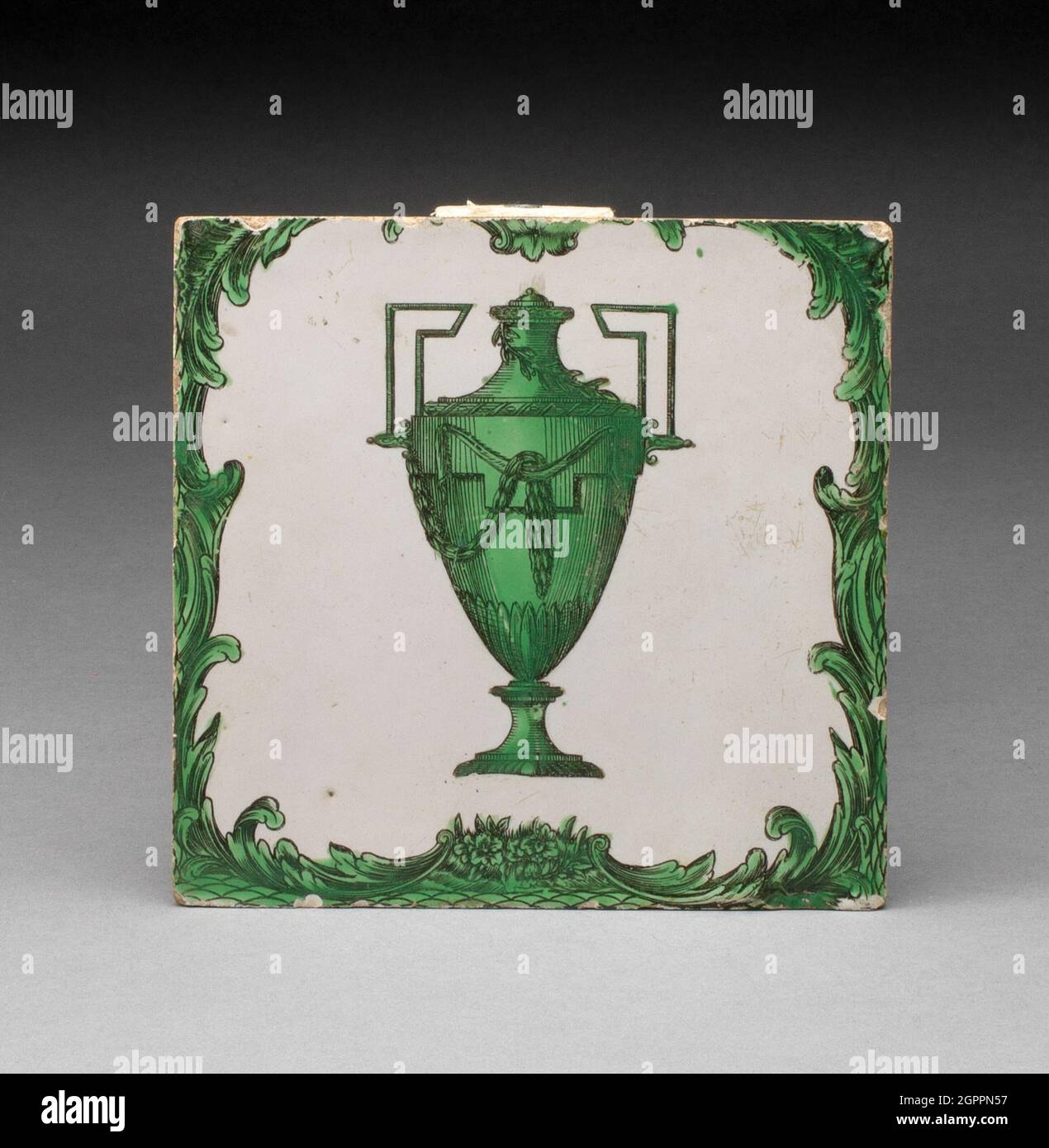 Tile, Liverpool, 1775/80 Stock Photo - Alamy