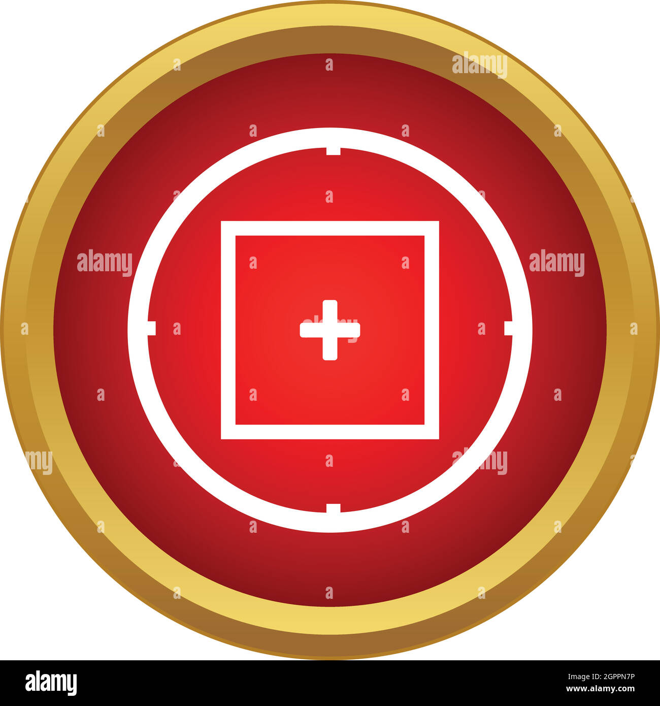 Sniper aim bullseye scope Stock Vector Images - Alamy