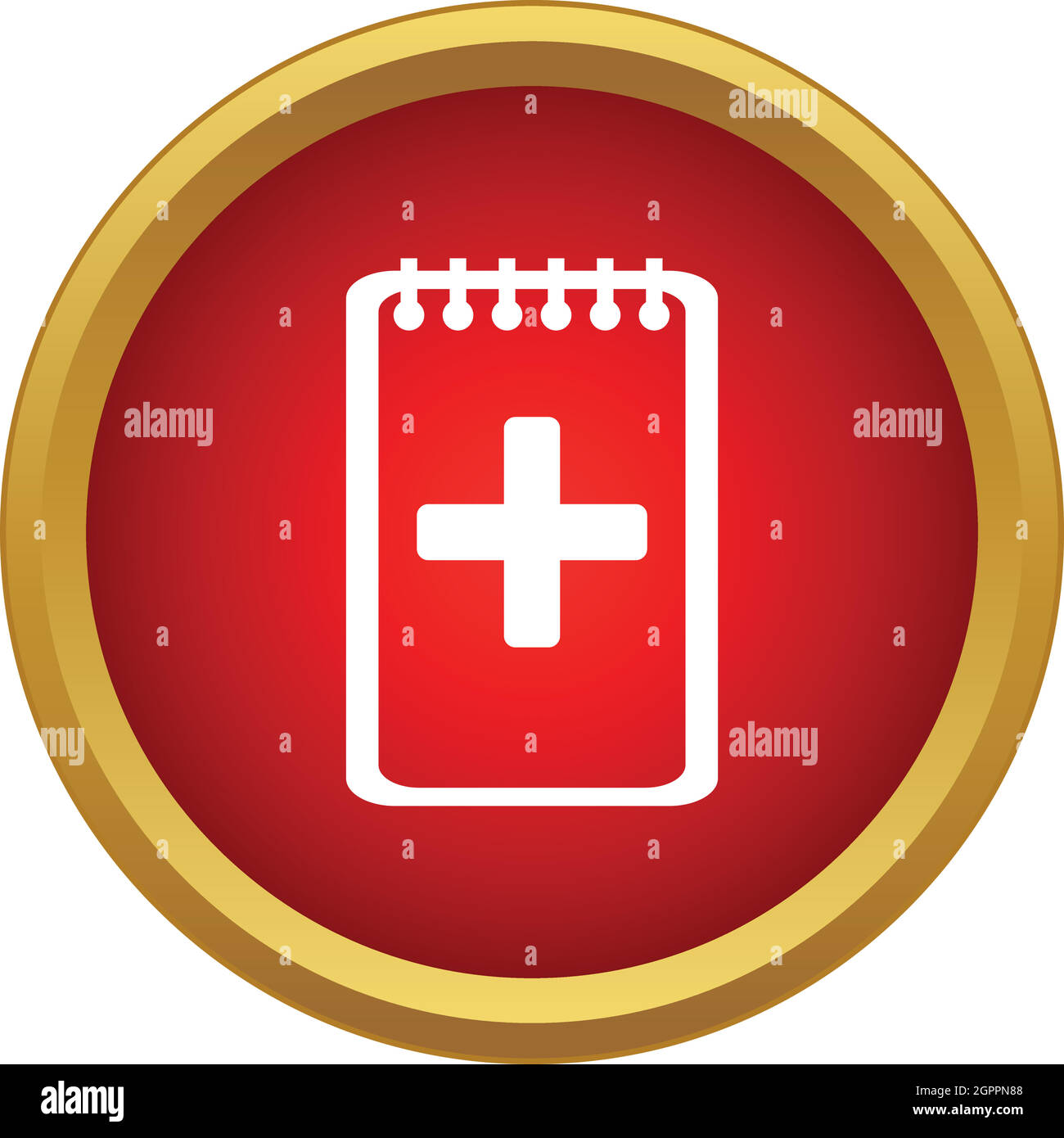 Healthcare medical report icon Stock Vector Images - Alamy