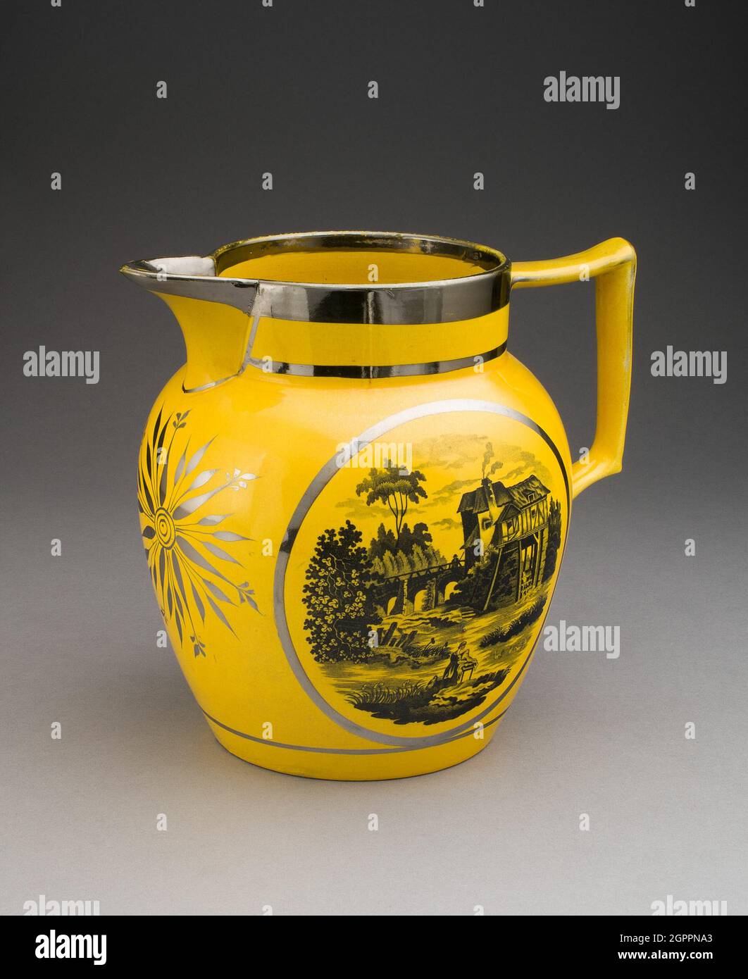 Jug, Staffordshire, c. 1820 Stock Photo - Alamy
