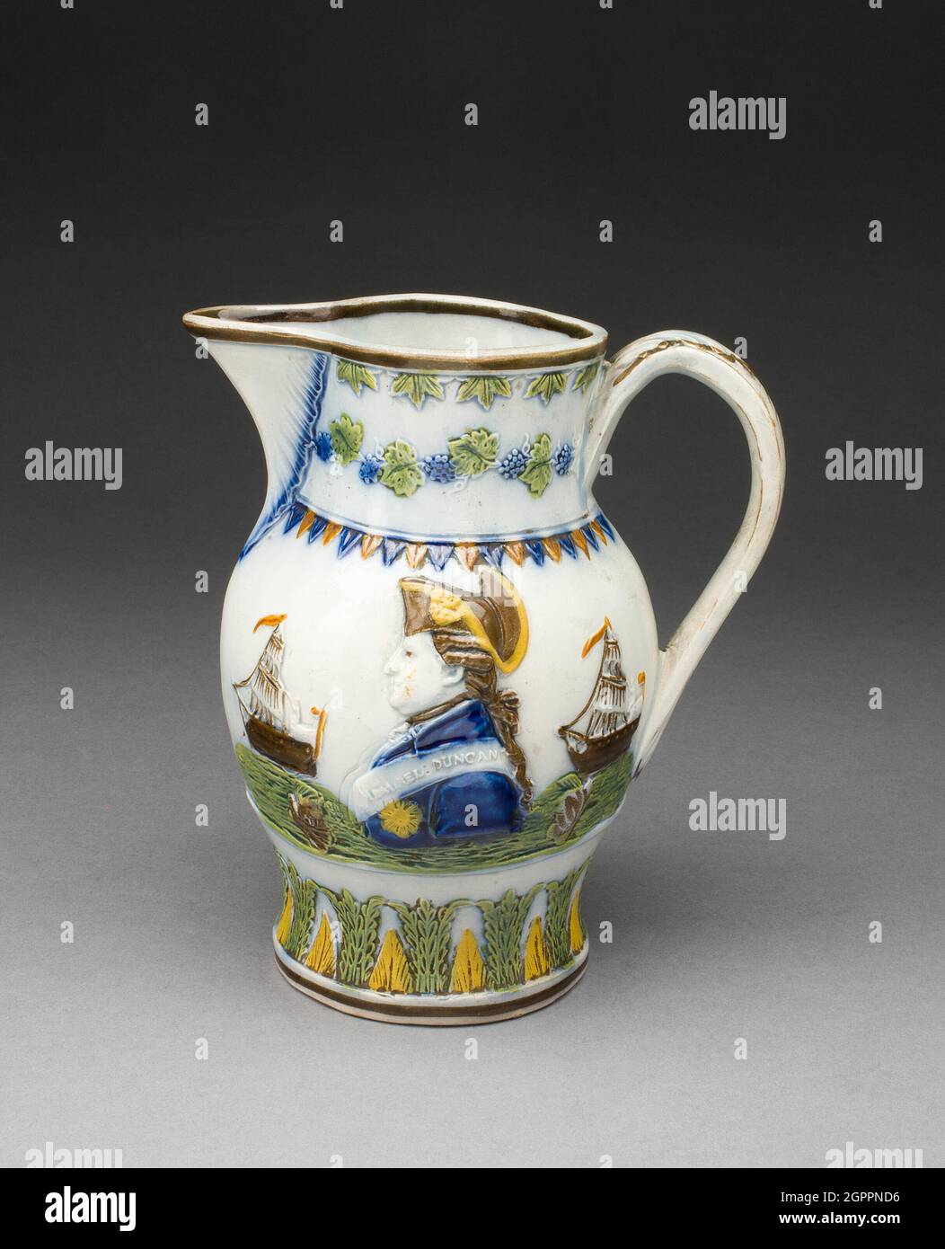 Antique staffordshire water jug hi-res stock photography and images - Alamy