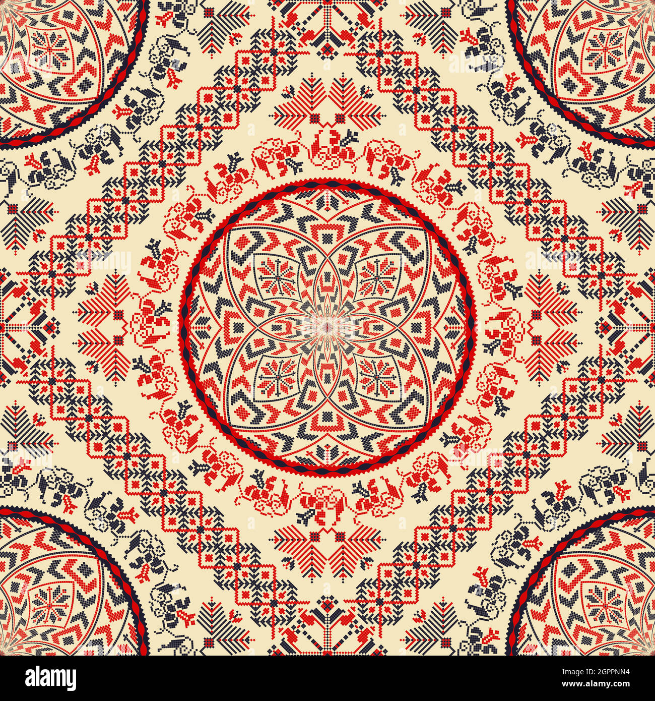 Romanian traditional pattern 121 Stock Vector Image & Art - Alamy