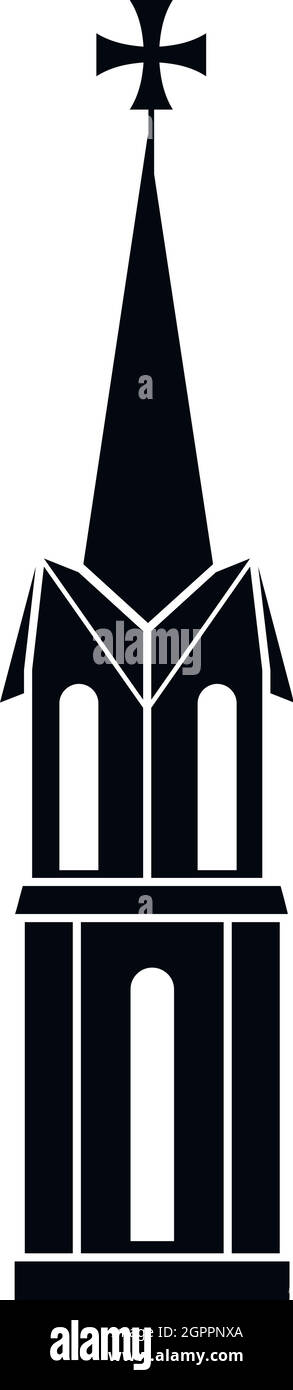 Church icon, simple style Stock Vector Image & Art - Alamy